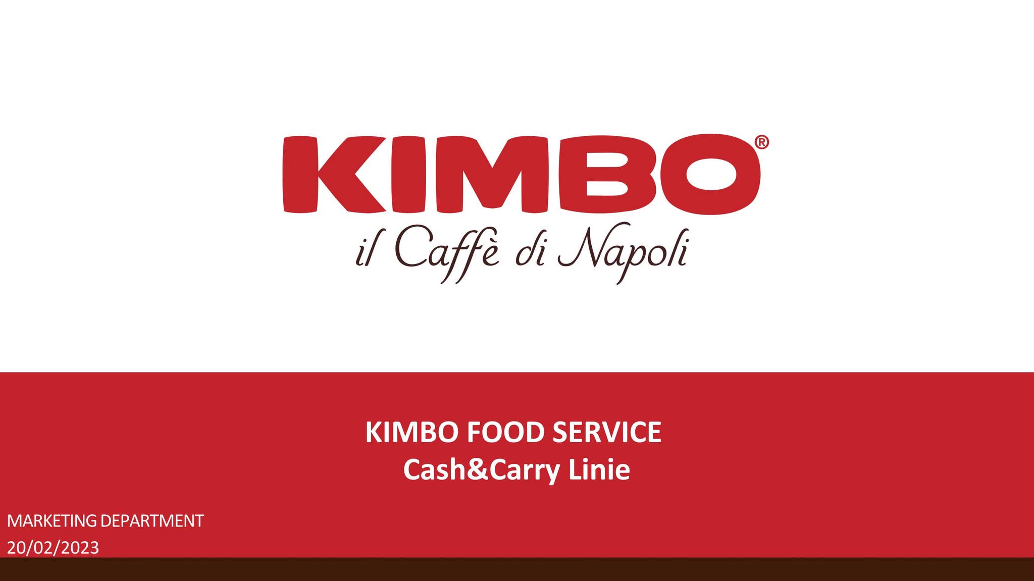 Kimbo Food Service Katalog 2023 by Stefano Misischia - Issuu