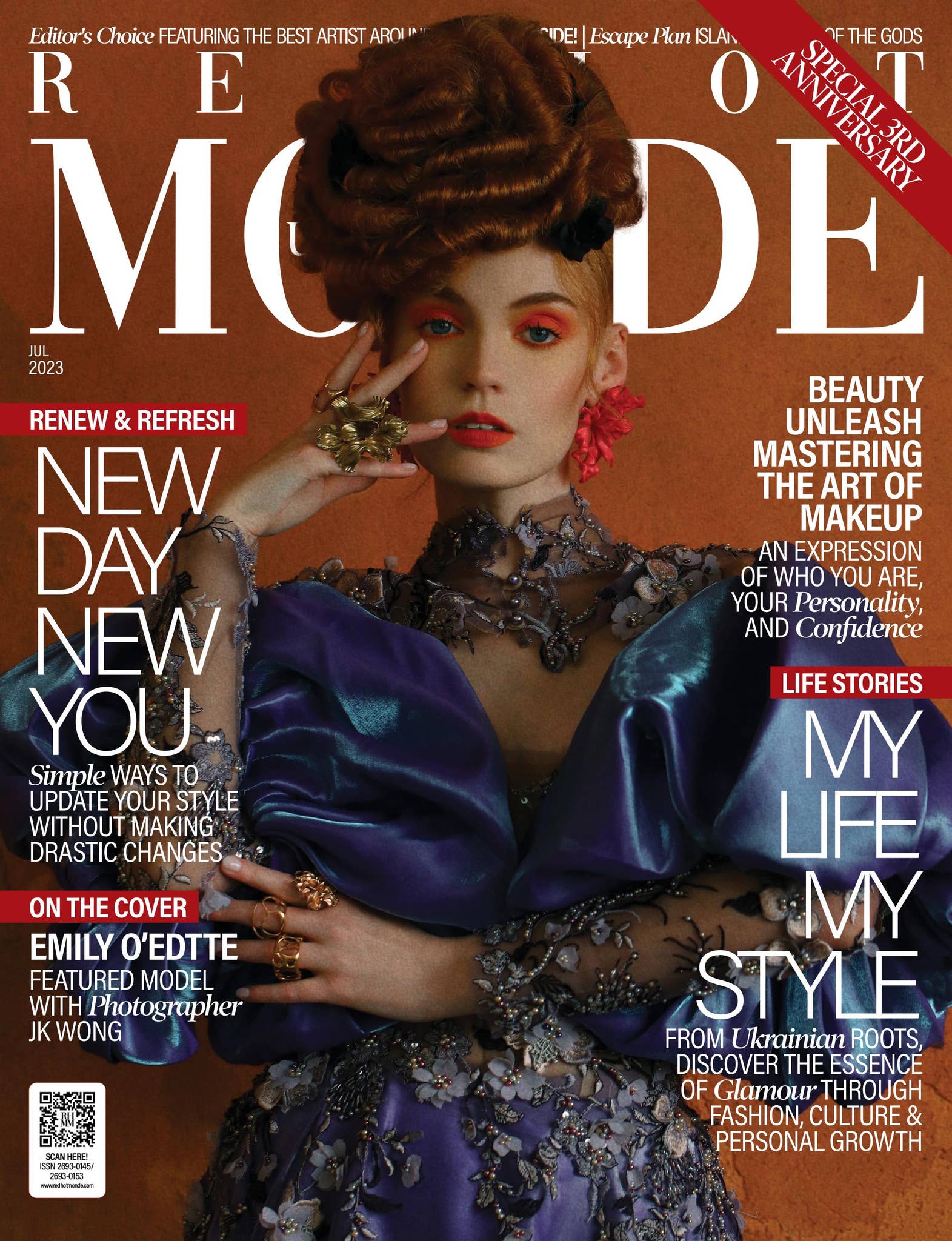 Red Hot Monde Magazine July 2023 Special 3rd Anniversary Issue by Red ...