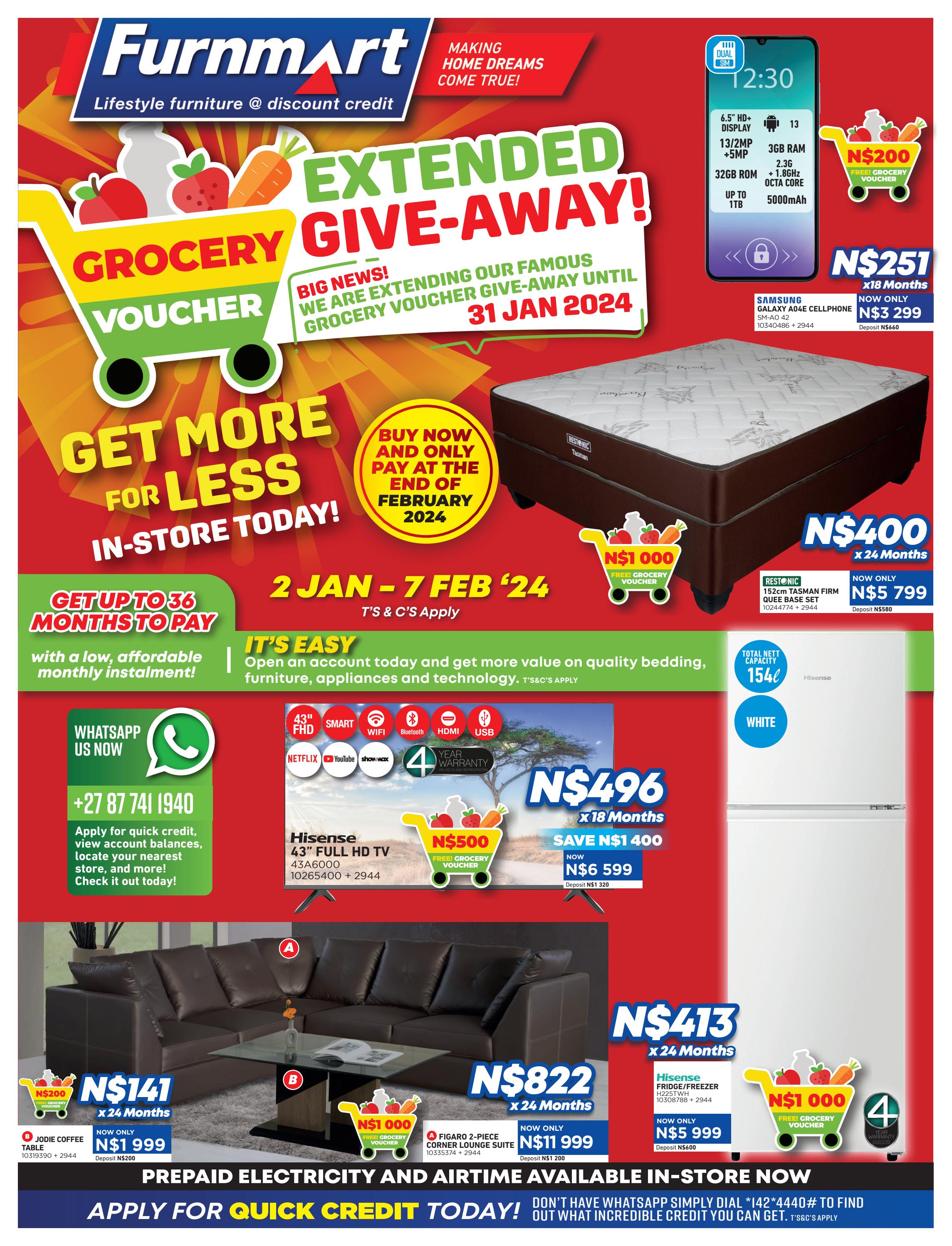 FURNMART NAMIBIA 2 JANUARY - 7 FEBRUARY by Chatterbox Digital - Issuu