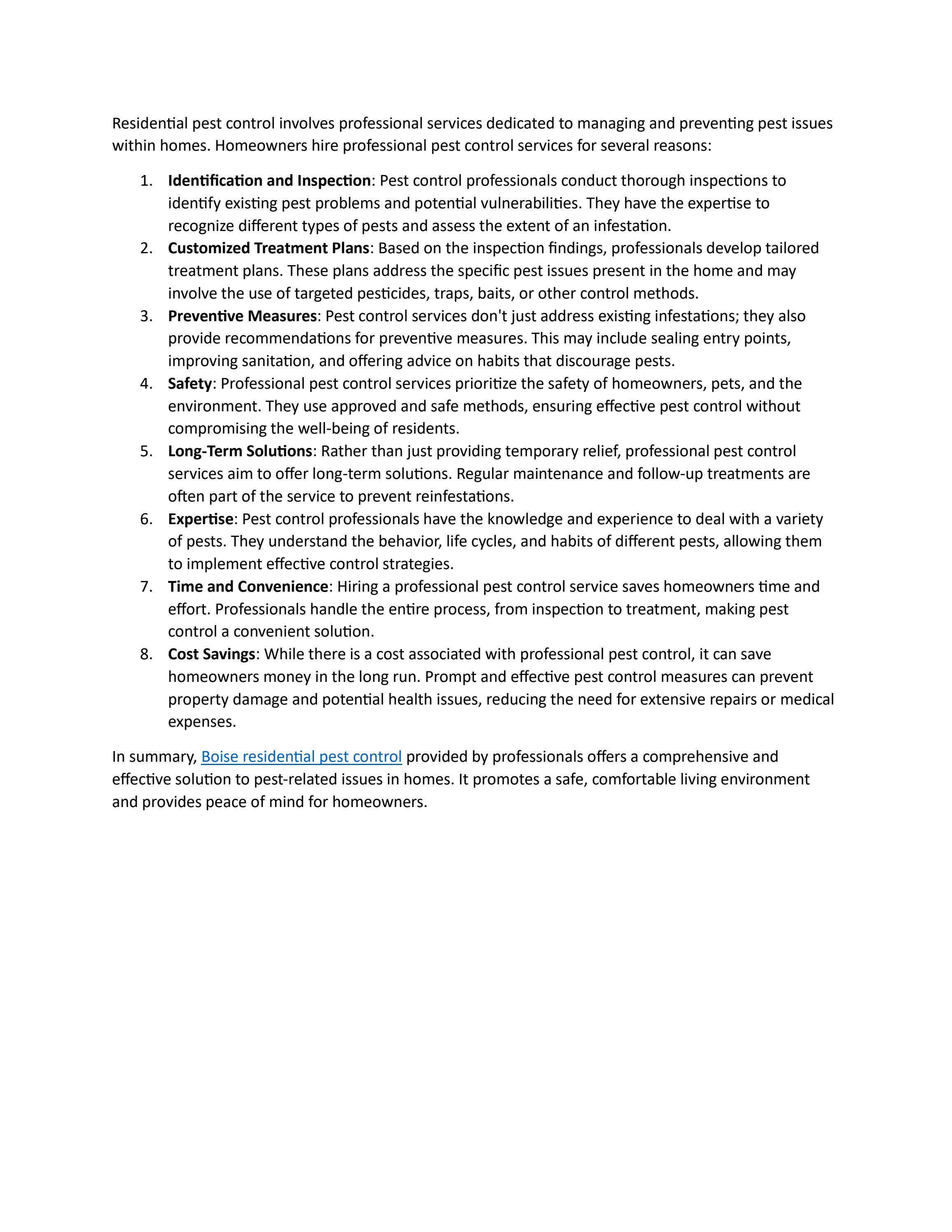 Boise Pest Control Service by proguard-pest-control - Issuu