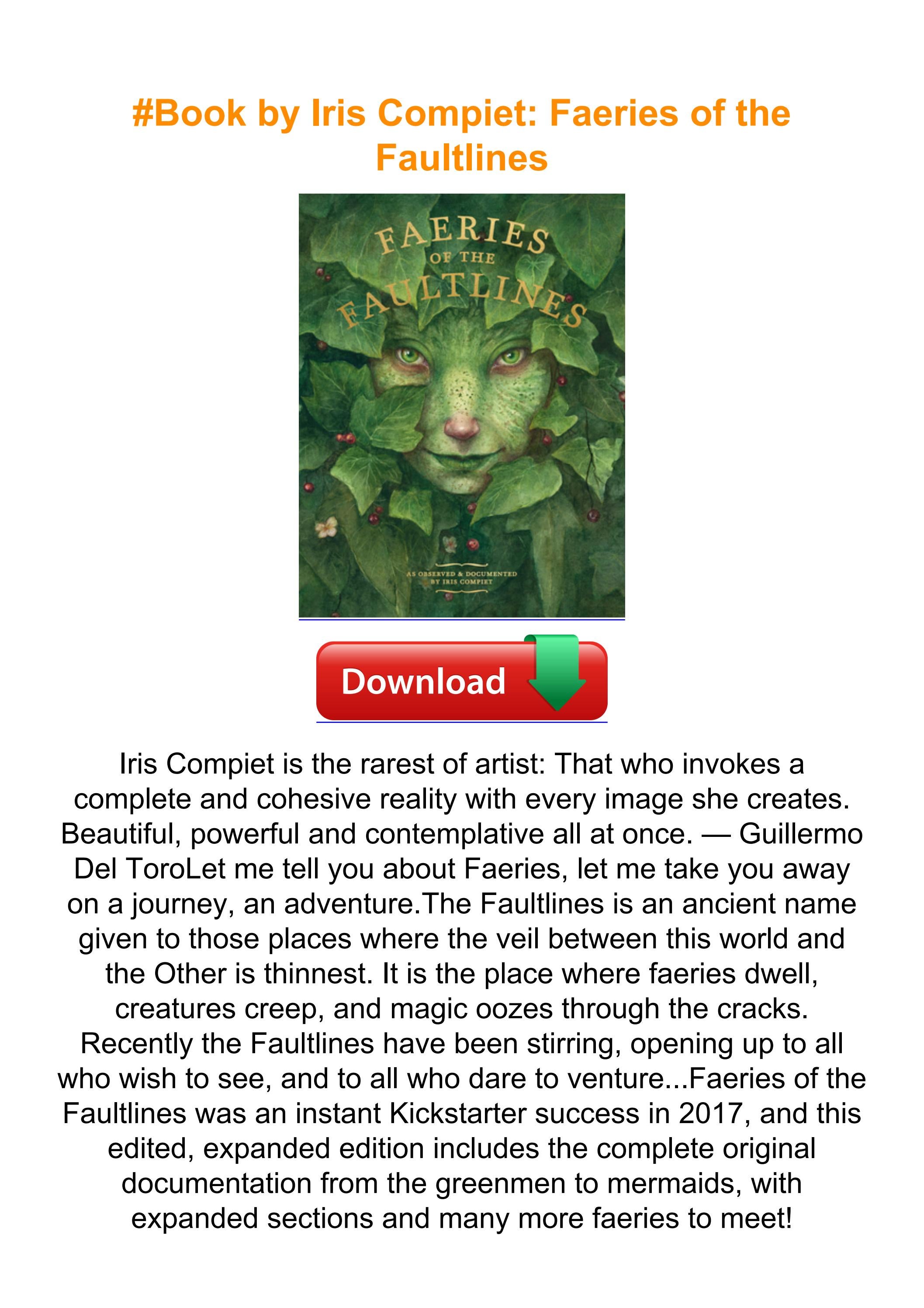 #Book by Iris Compiet: Faeries of the Faultlines by ...