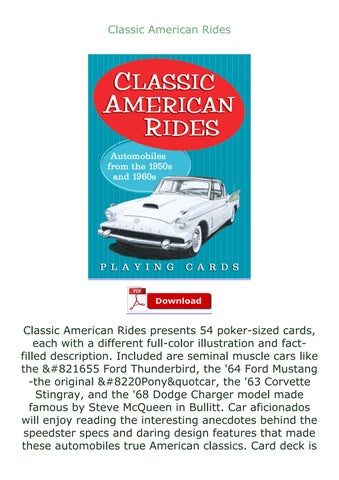 FREE READ ⚡PDF⚡ Classic American Rides by mathberneicef - Issuu
