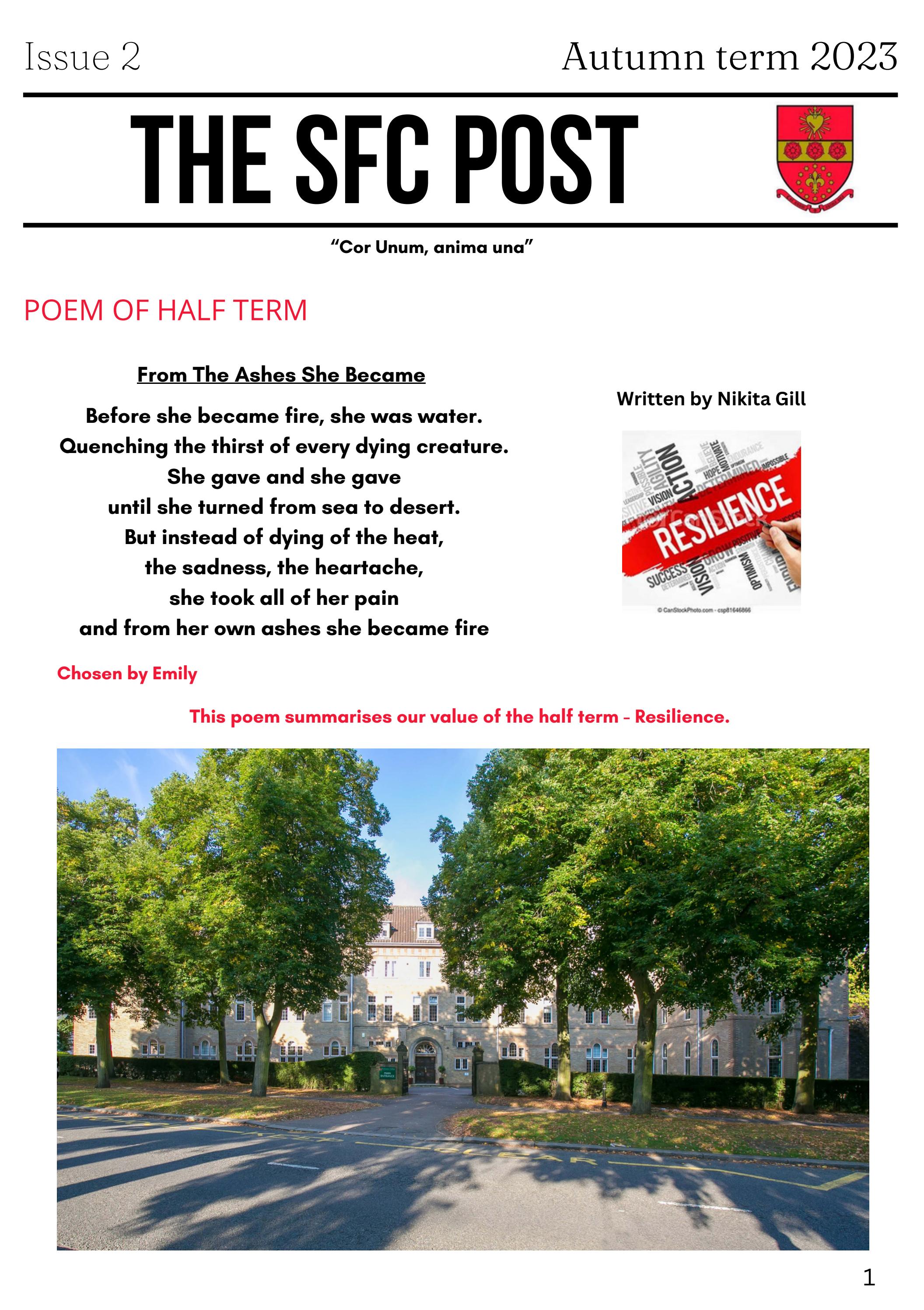 The SFC Post Issue 2 Autumn Term 2023 by St. Francis' College - Issuu