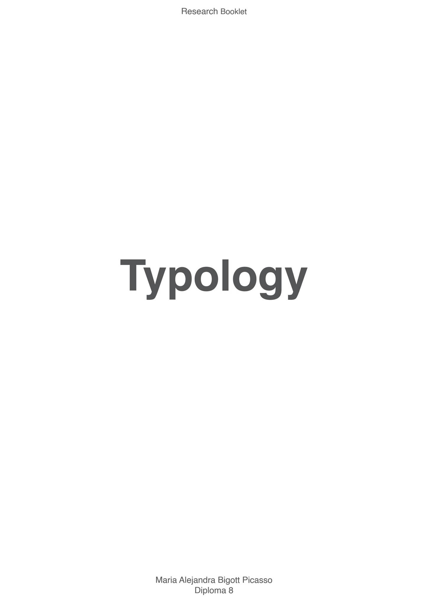 Typology by marialebigott - Issuu