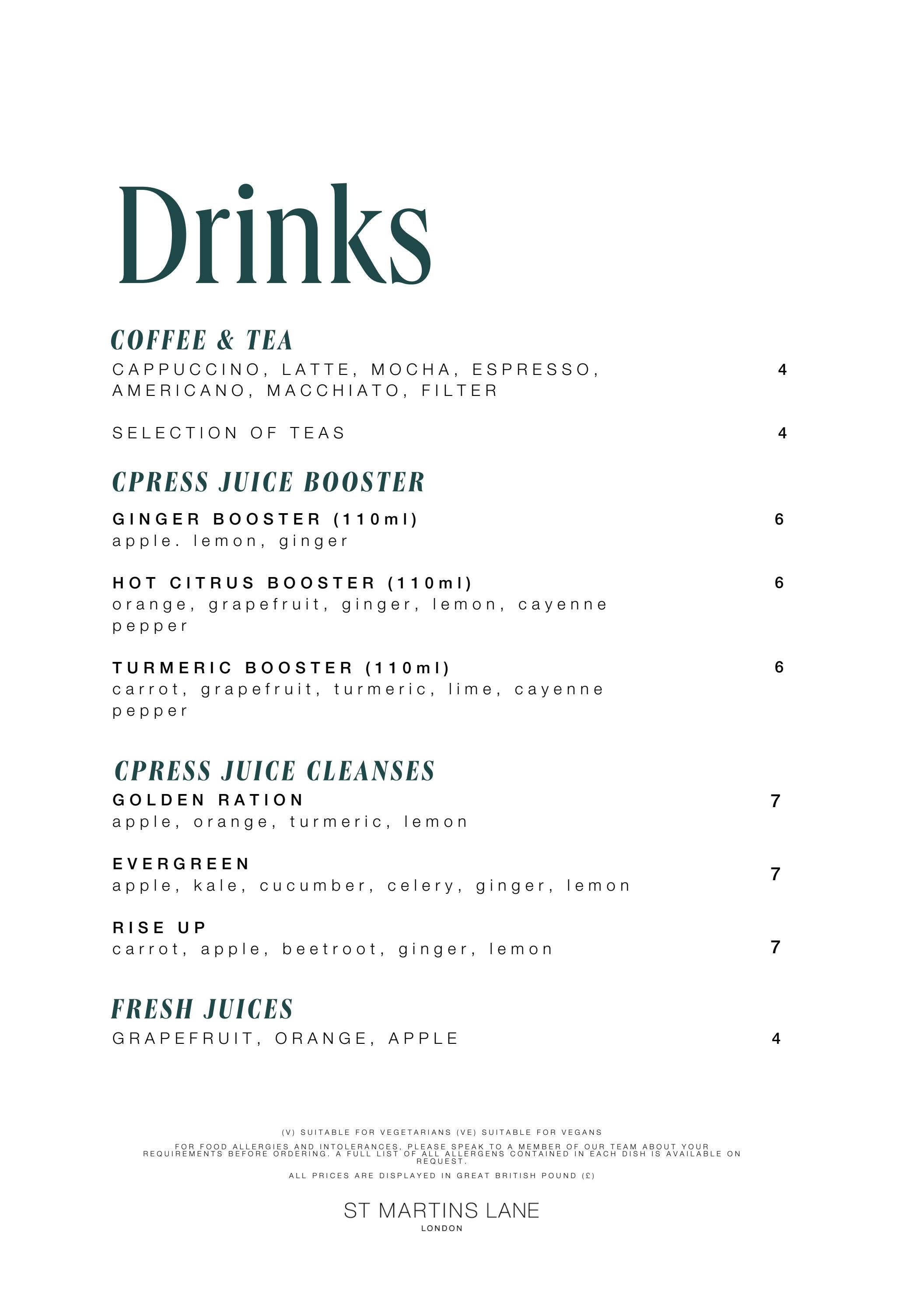 SML Breakfast Drinks by ennismore_ - Issuu