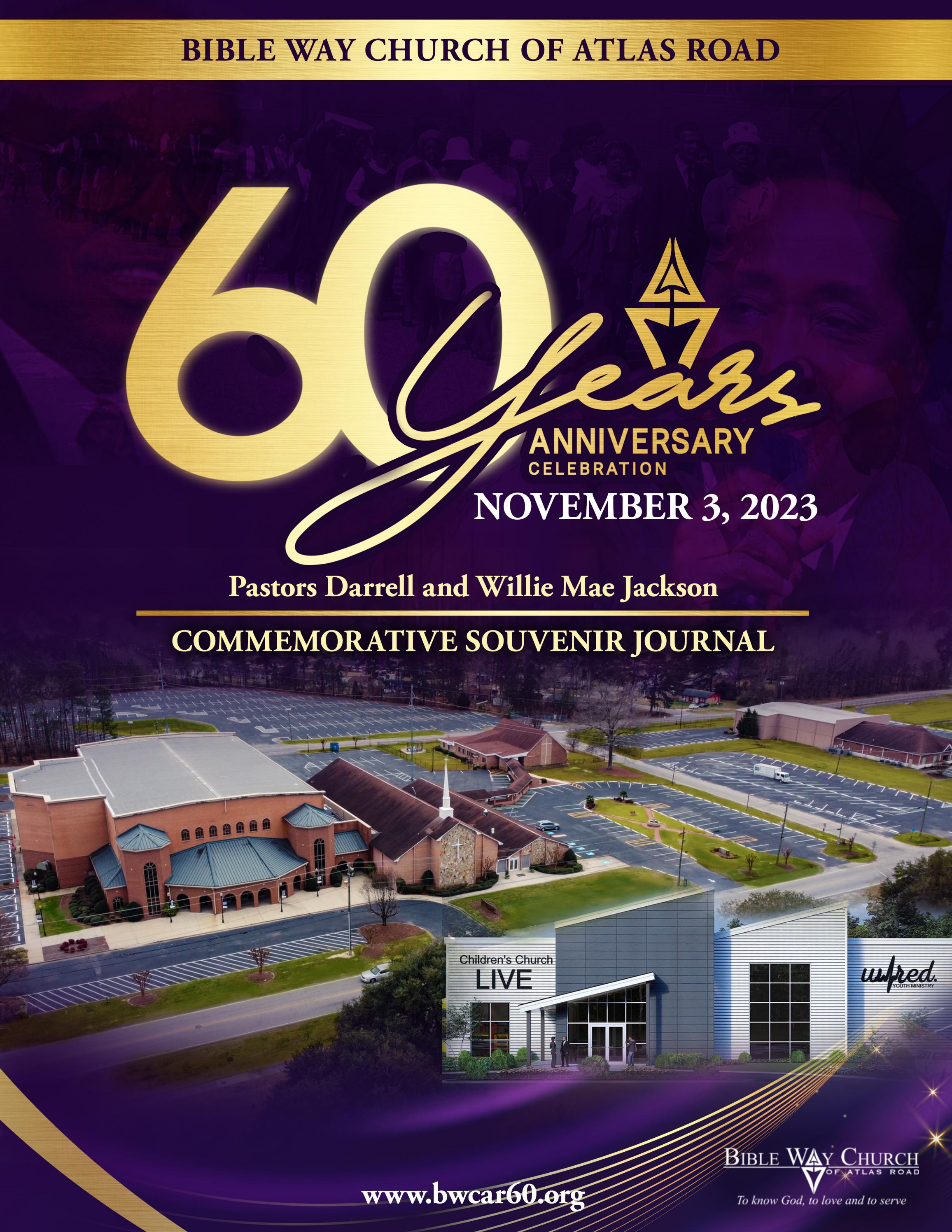 Bible Way Church of Atlas Road 60th Anniversary Journal by Bible Way ...