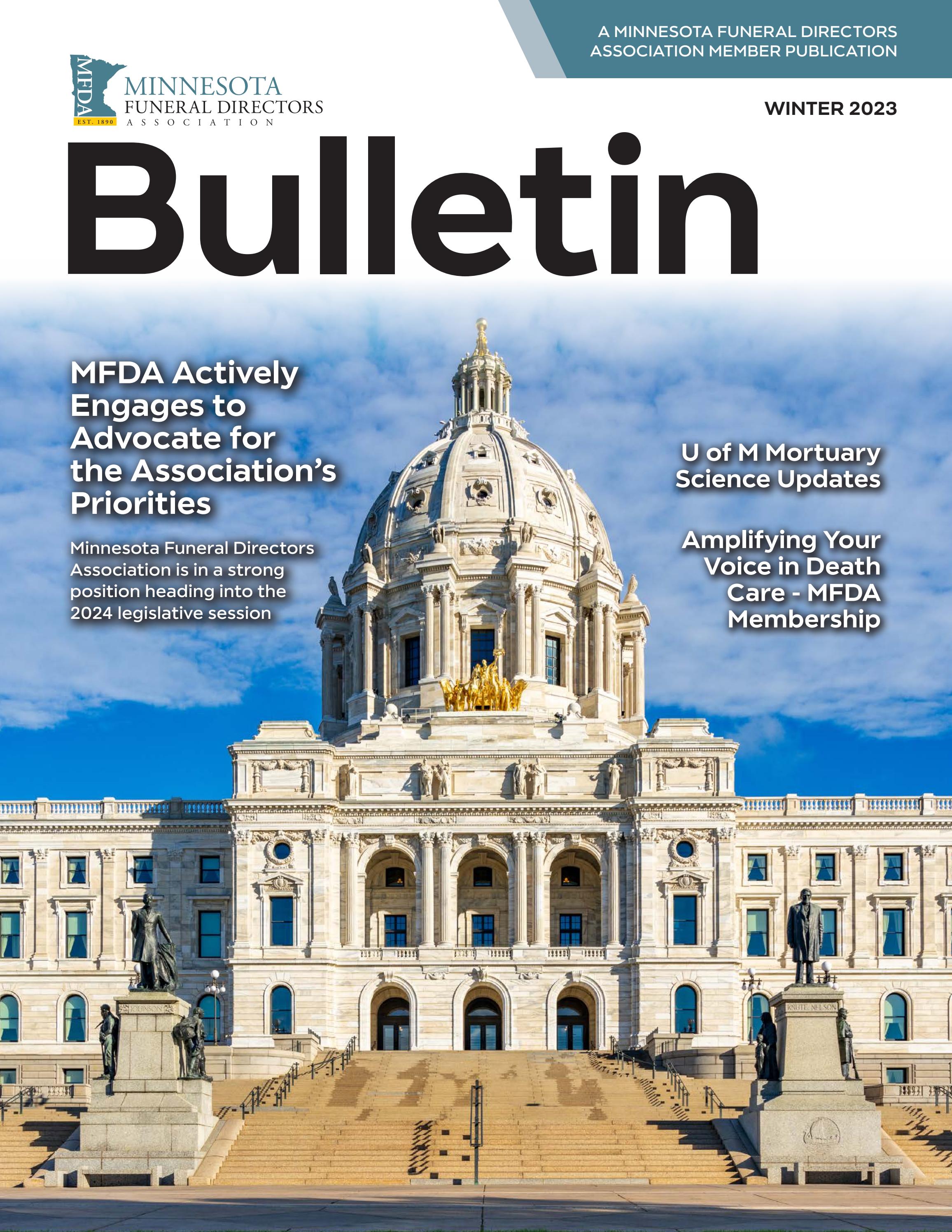 MFDA Bulletin - Winter 2023 by Pernsteiner Creative Group, Inc. - Issuu