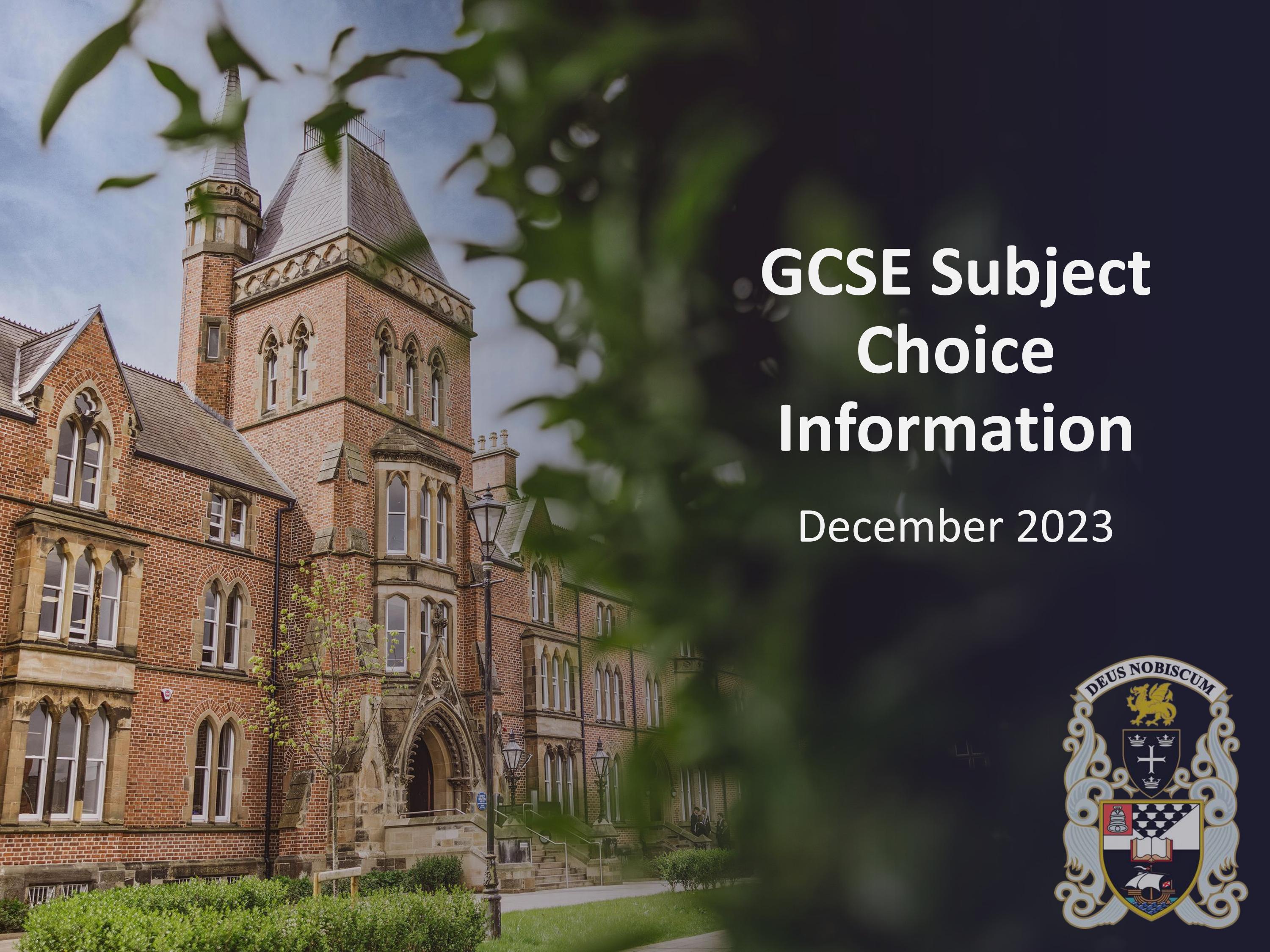 GCSE Subject Choice Information by methody - Issuu