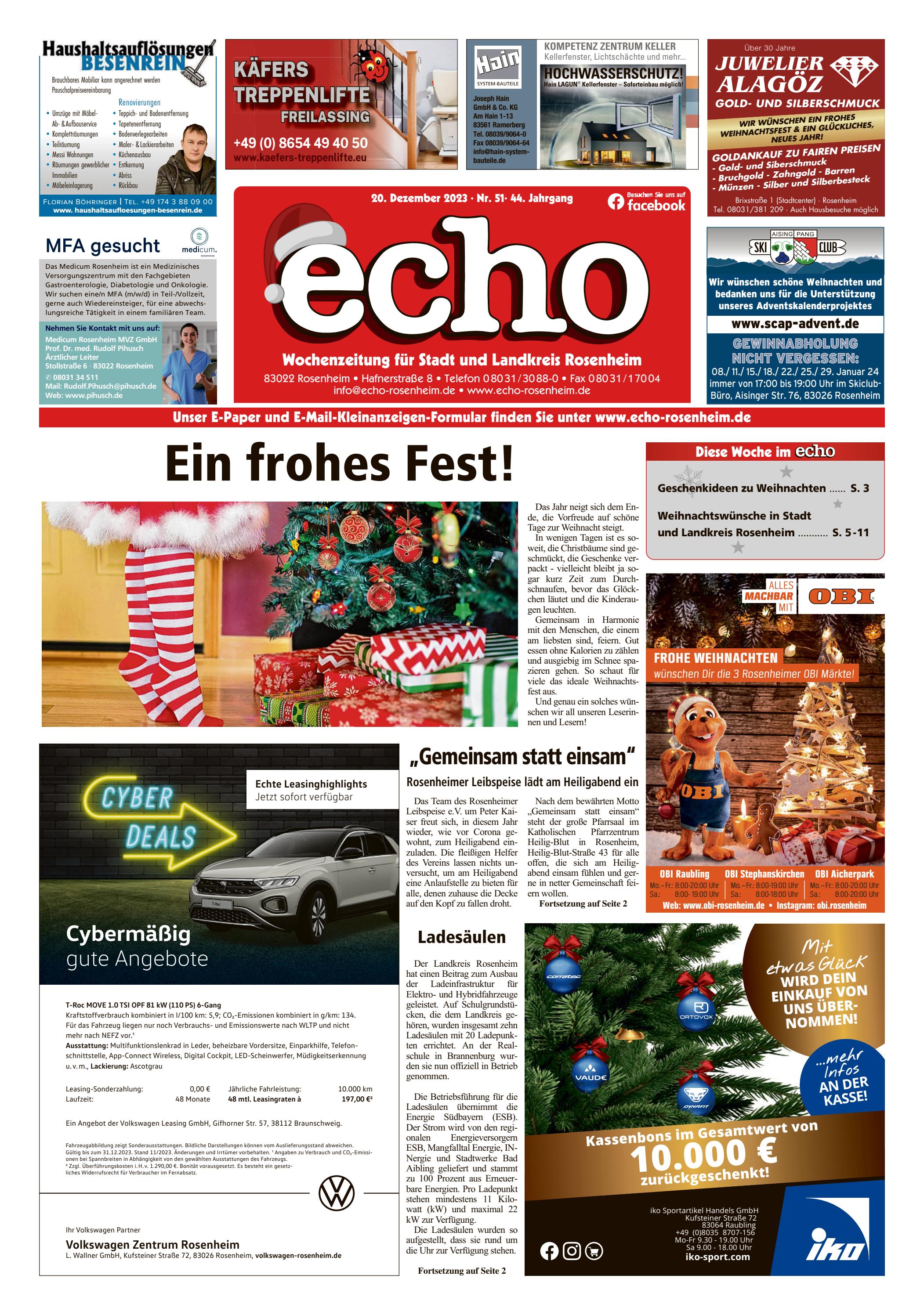 echo_ePaper_KW51_23 by echoWochenzeitung - Issuu