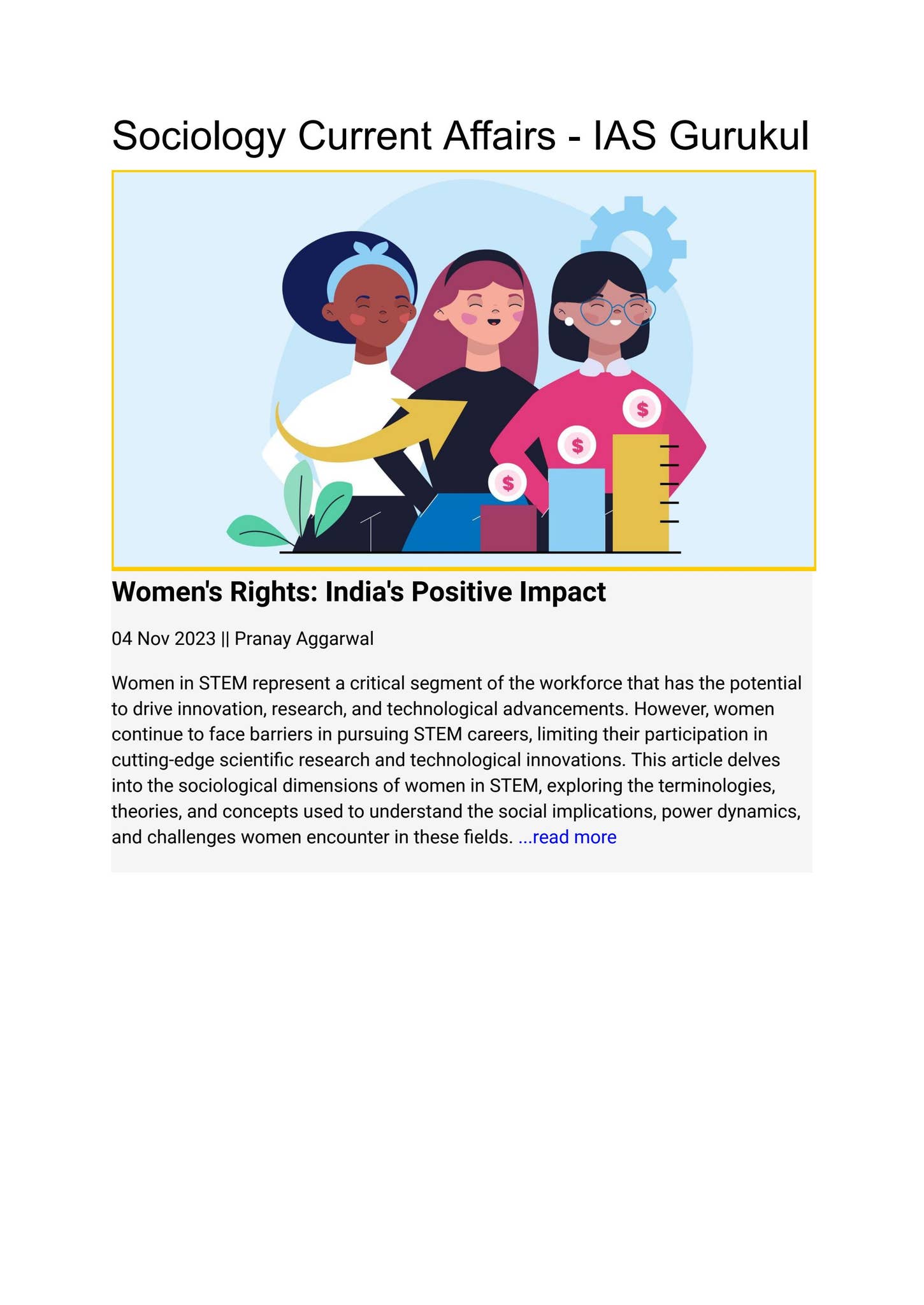 Sociology current affairs by iasgurukul - Issuu