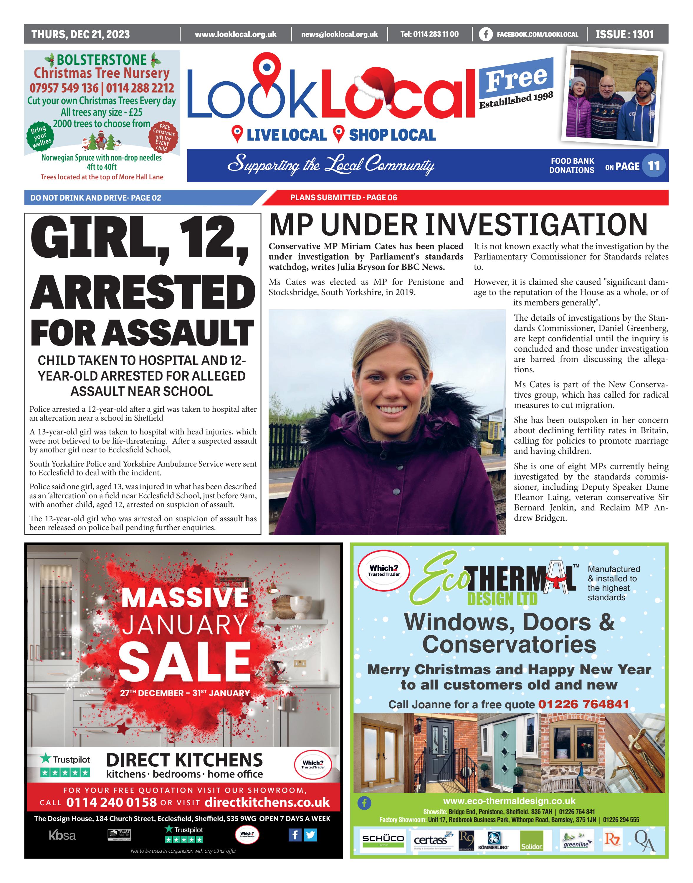 Look Local Issue 1301 Thursday 21 December 2023 by Look Local Newspaper ...