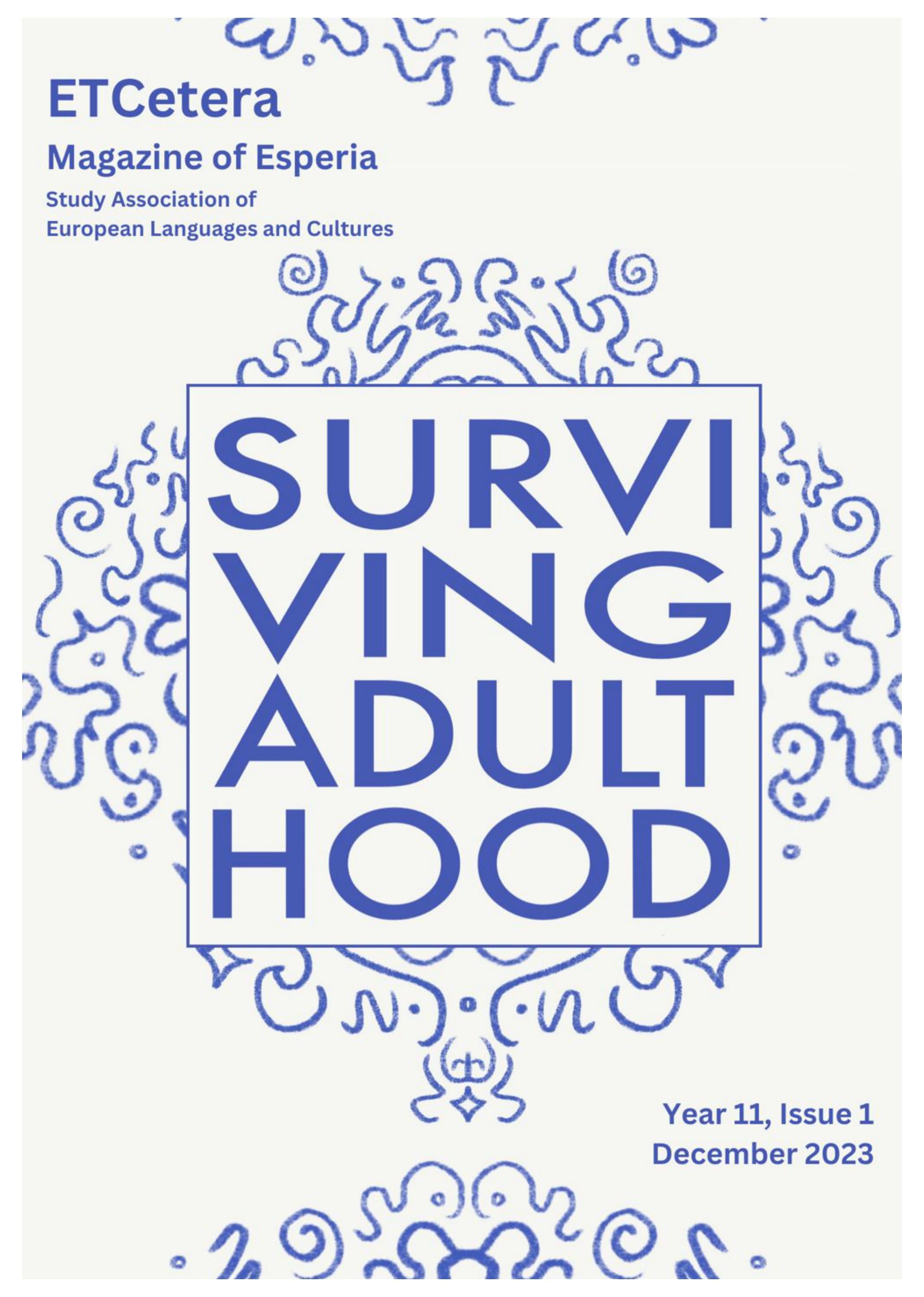 ETCetera: Surviving Adulthood, year 11 issue 1 by editorciesvesperia ...