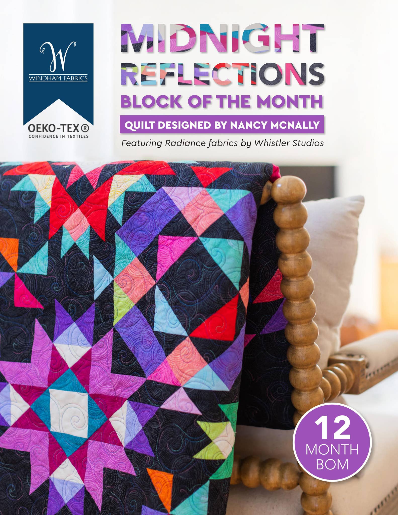 Midnight Reflection BOM by Nancy McNally by Windham Fabrics - Issuu