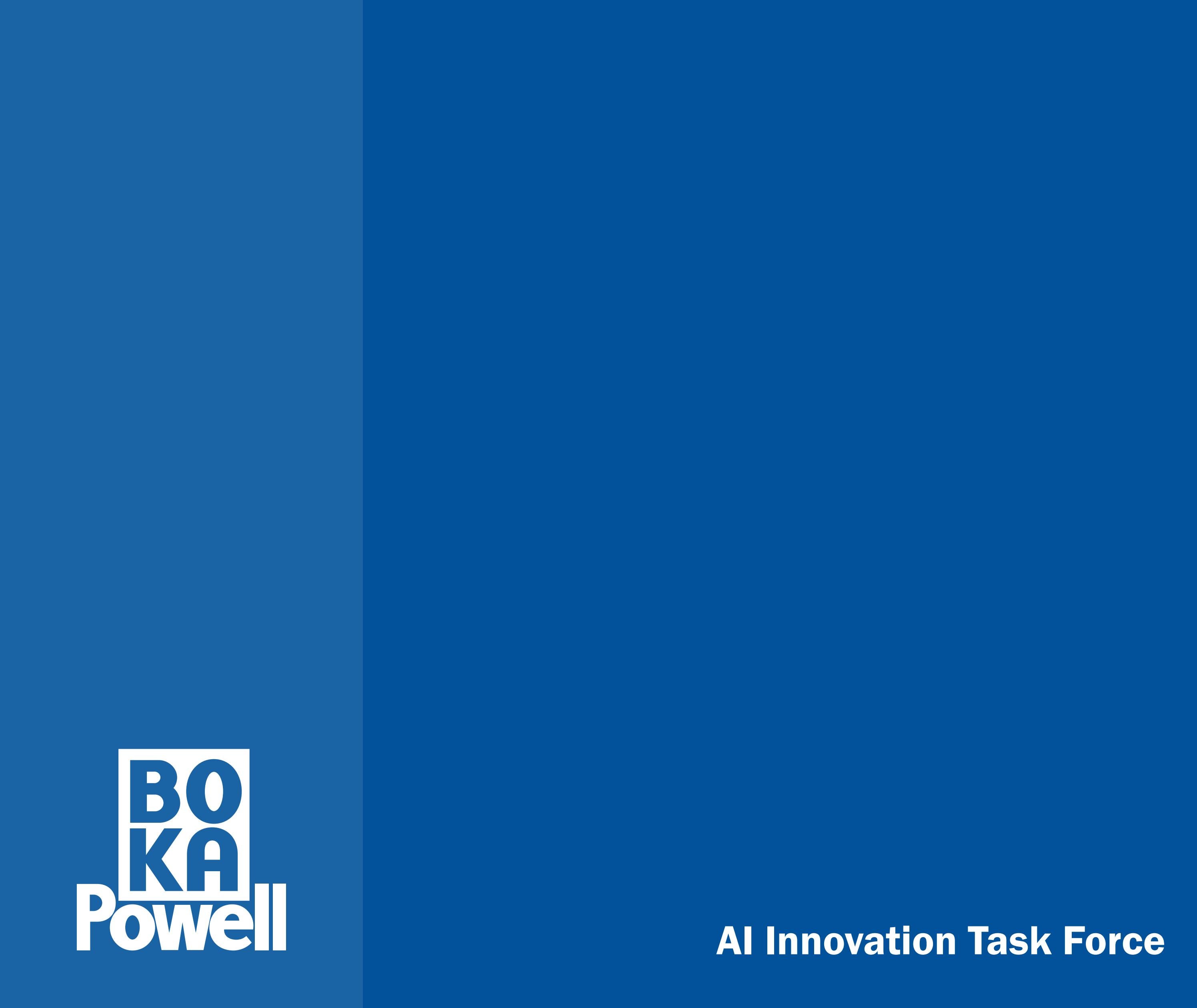 AI Innovation Task Force by BOKA Powell - Issuu