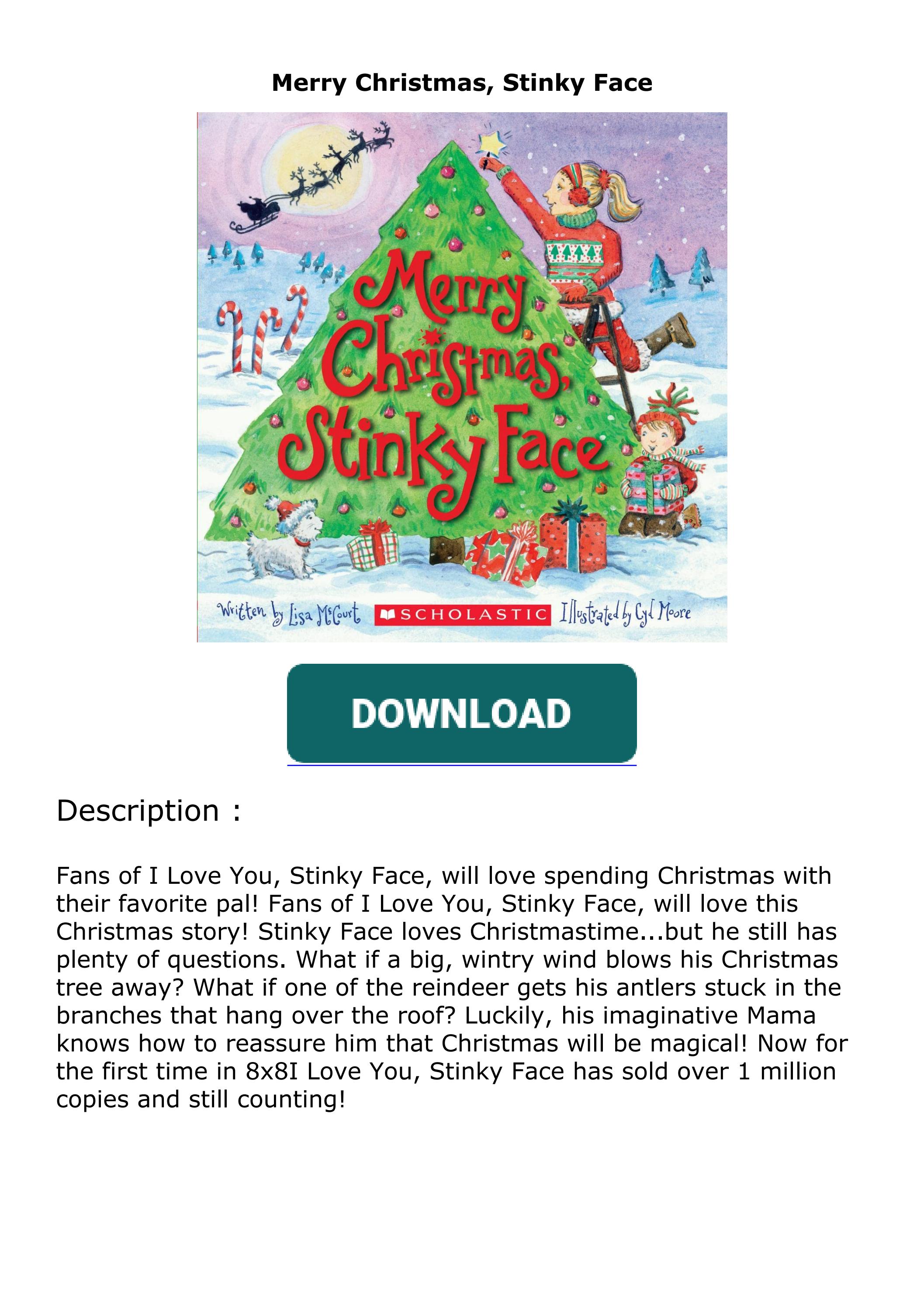 Download⚡️PDF ️ Merry Christmas, Stinky Face by laverntucker - Issuu
