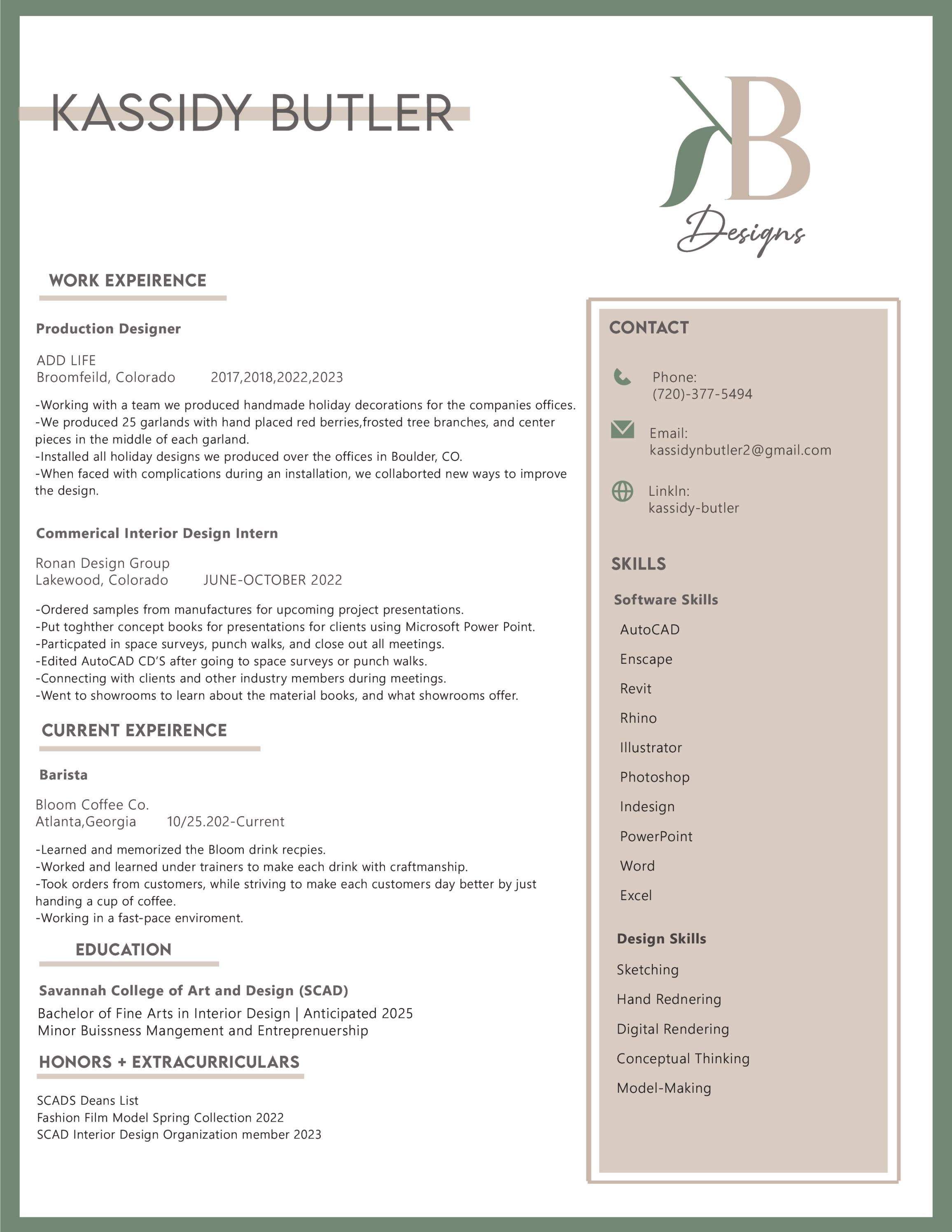 Kassidy Butler- Resume 2023 by kbutle - Issuu