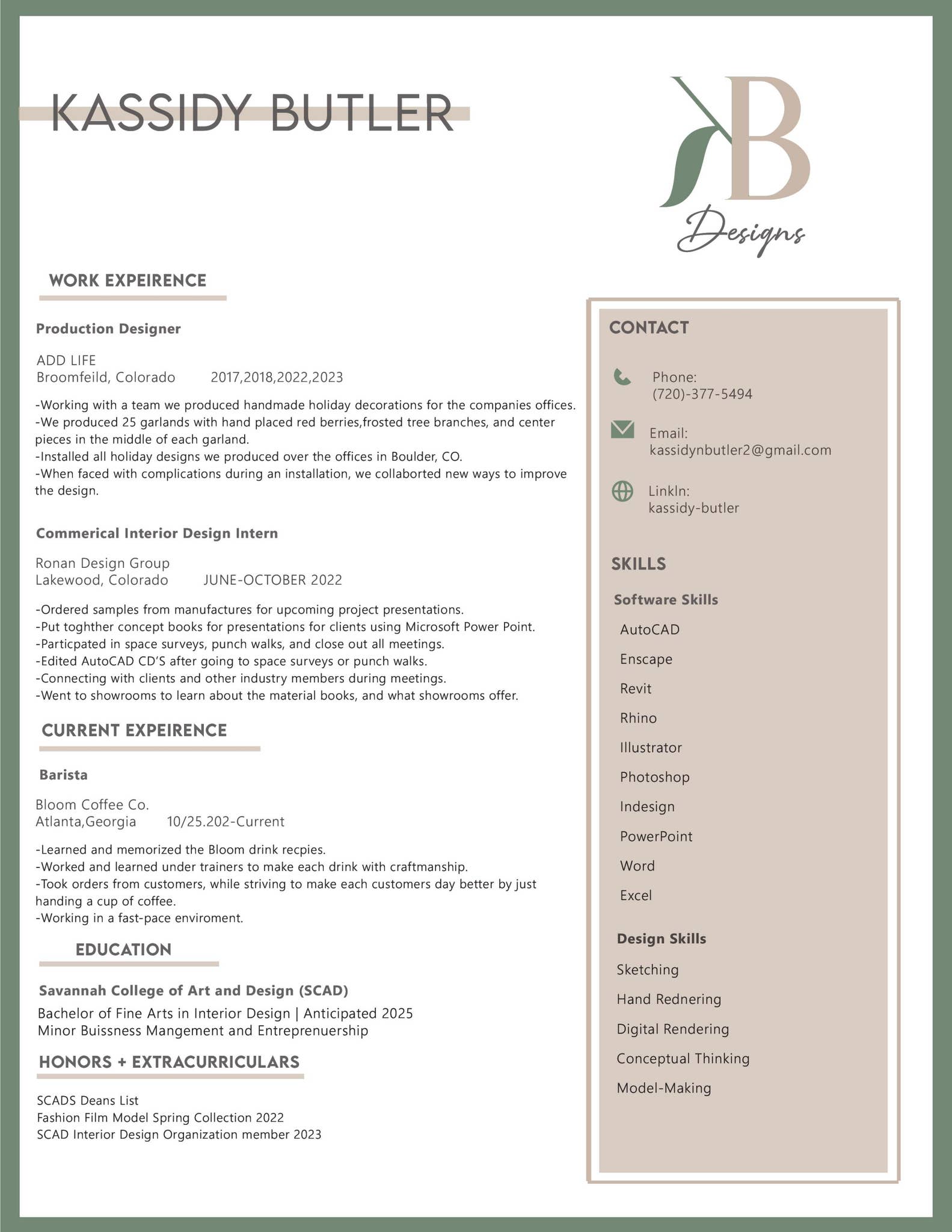 Kassidy Butler- Resume 2023 by kbutle - Issuu