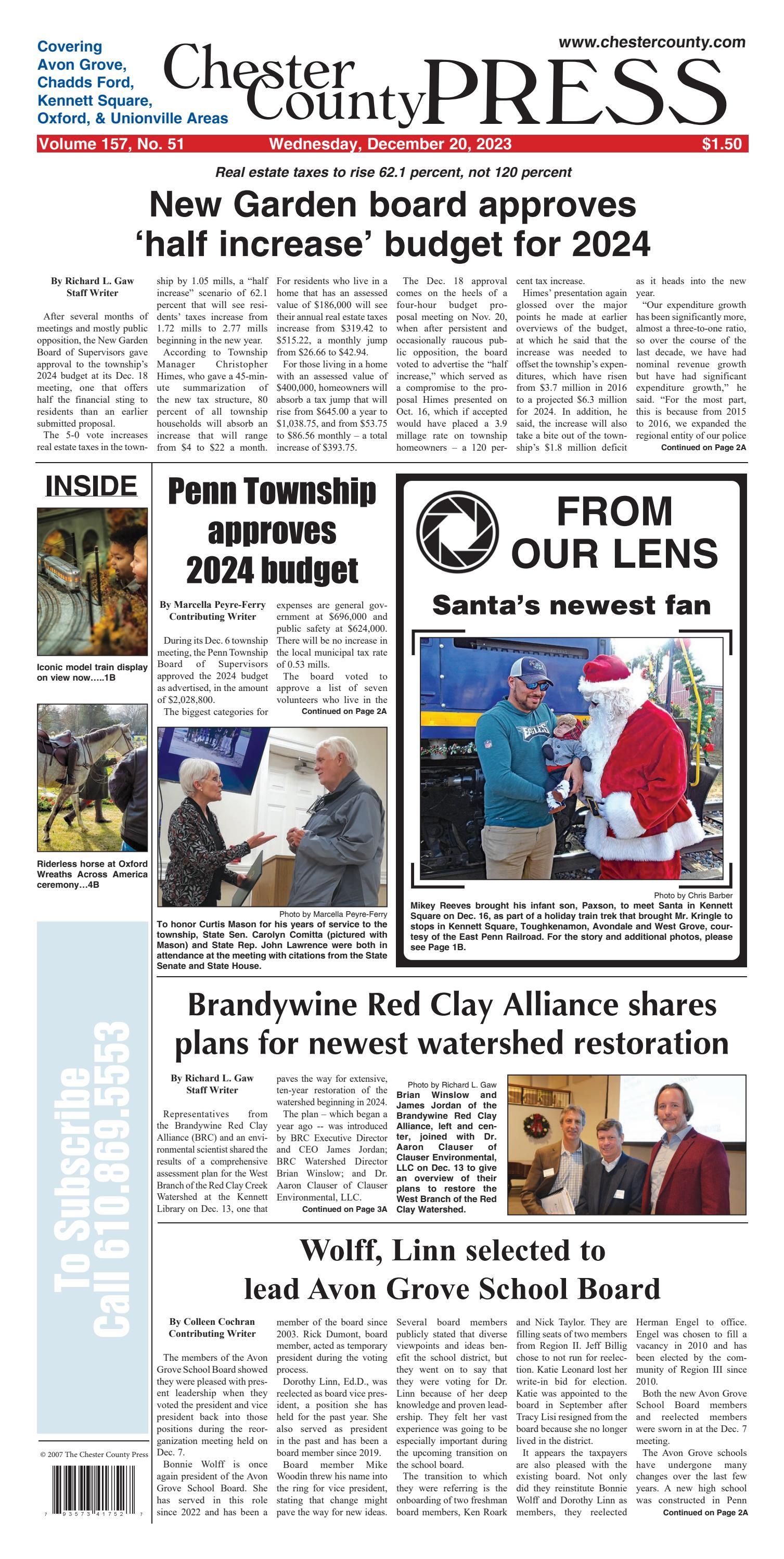 Chester County Press 12-20-2023 Edition by Ad Pro Inc. - Issuu