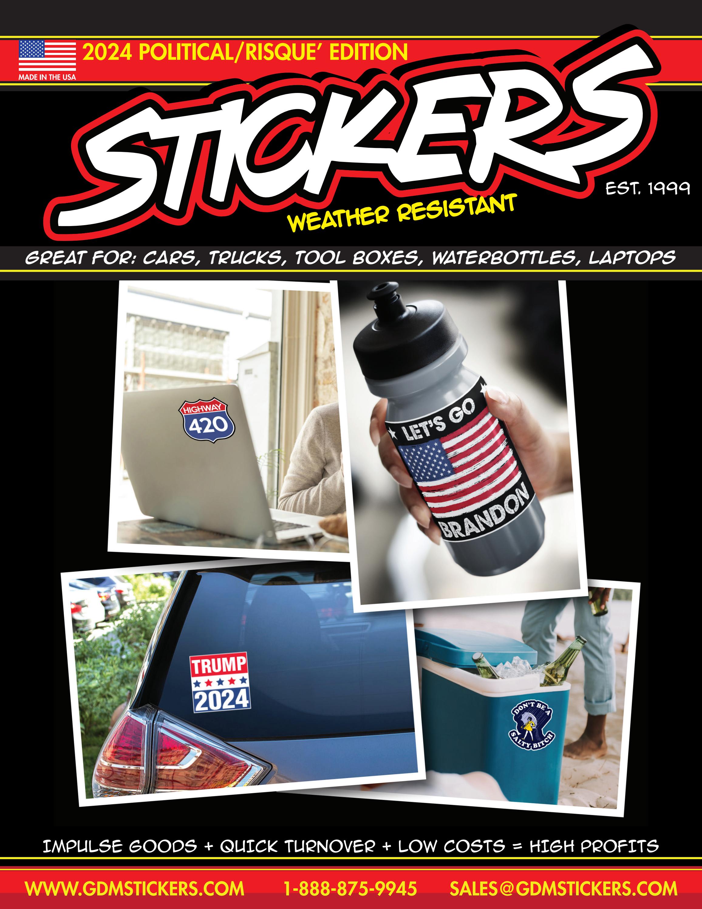 GDM Stickers Political/Risque' Catalog by GDM Stickers - Issuu
