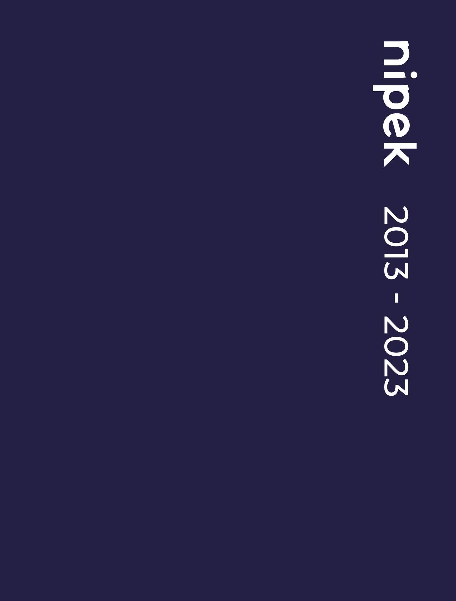 Nipek 2013-2023 by nipek - Issuu