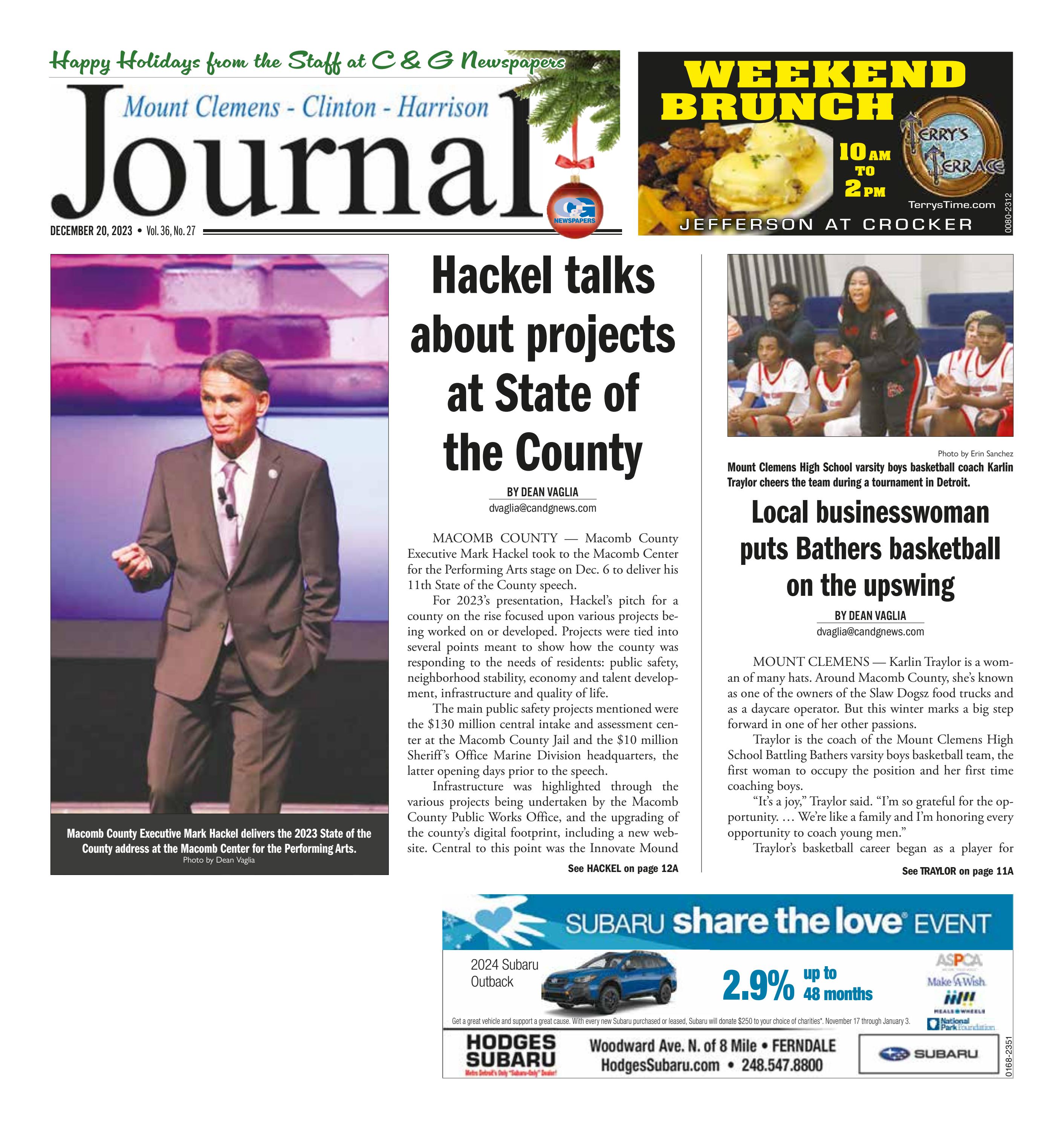 12/20/23 Journal by C & G Newspapers - Issuu