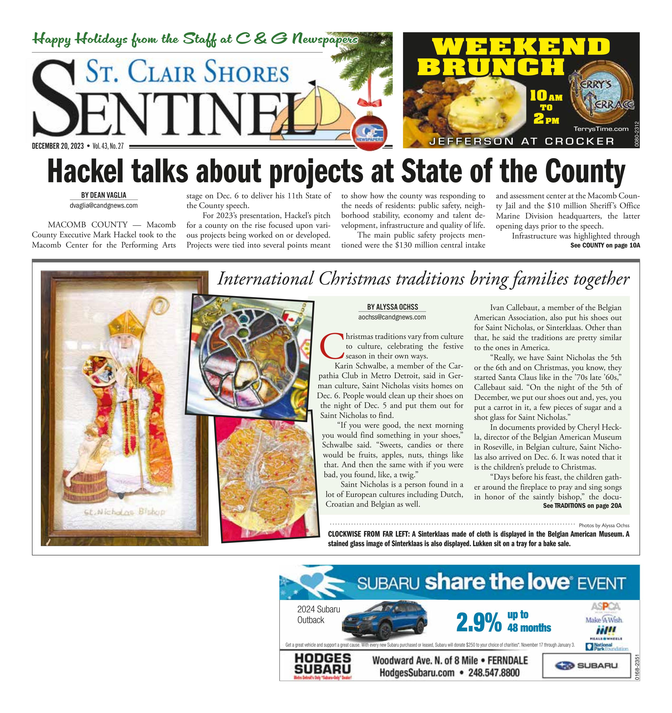 12/20/23 St. Clair Shores Sentinel by C & G Newspapers - Issuu