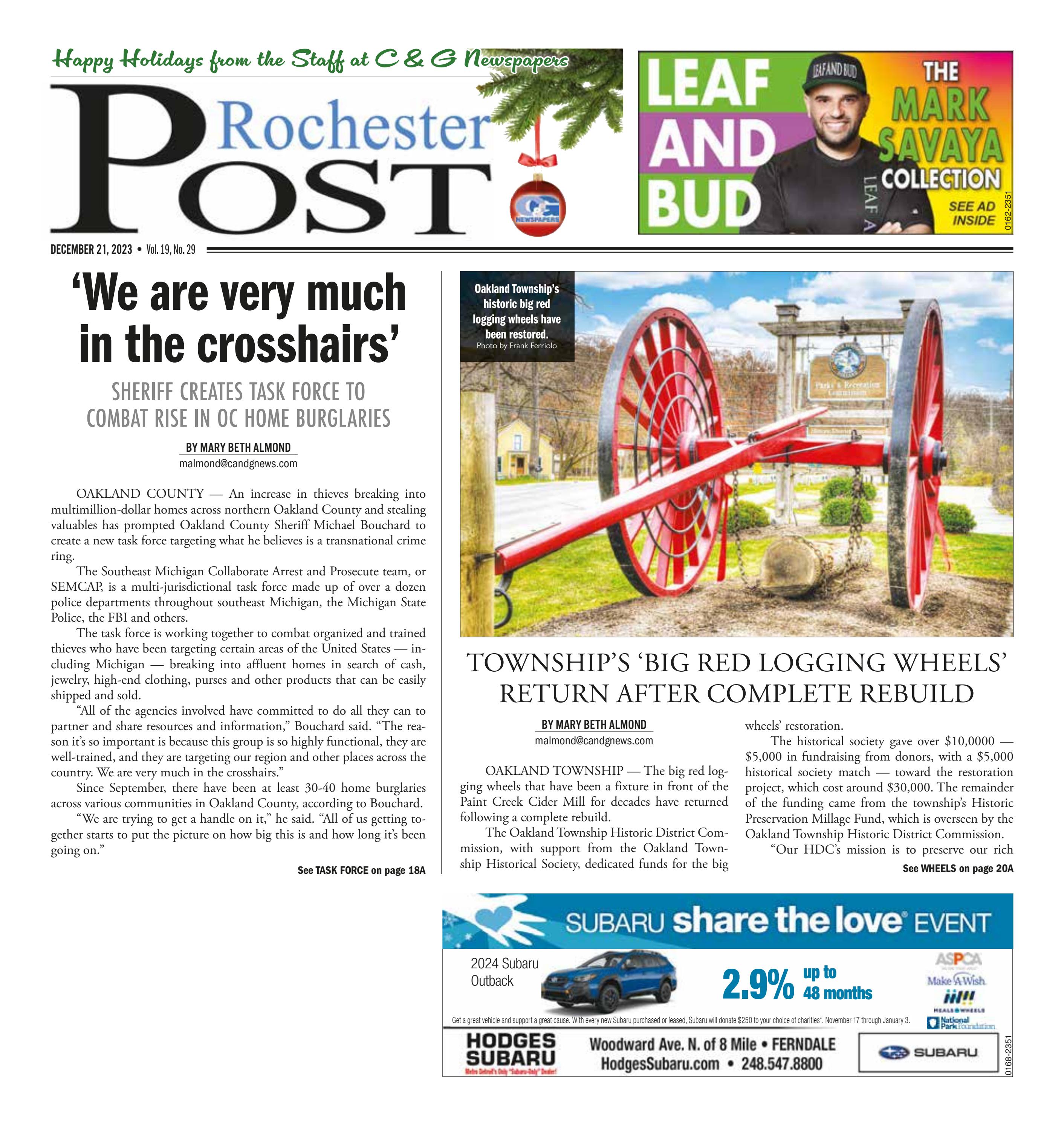 12/21/23 Rochester Post by C & G Newspapers - Issuu