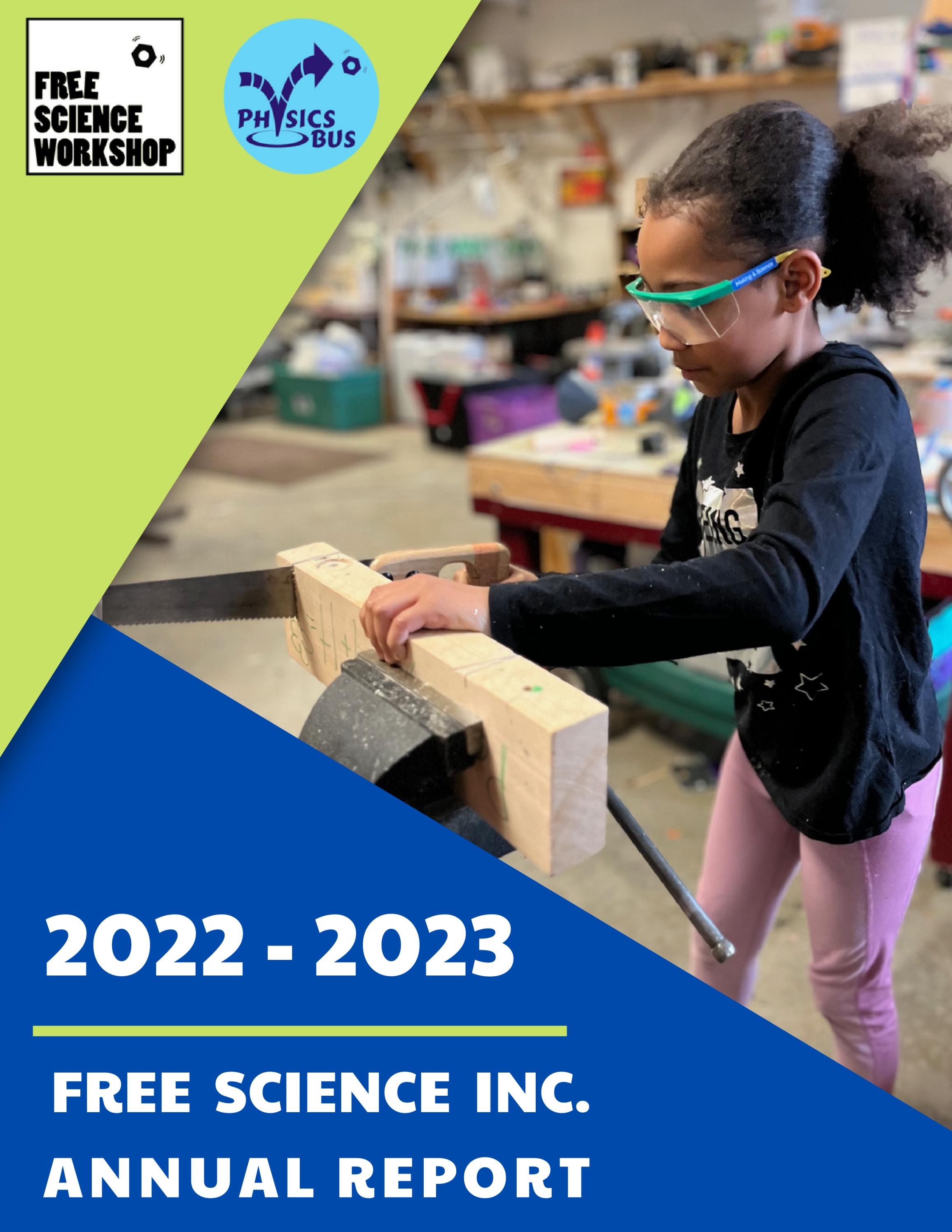 Free Science Annual Report 22-23 by Free Science Workshop - Issuu
