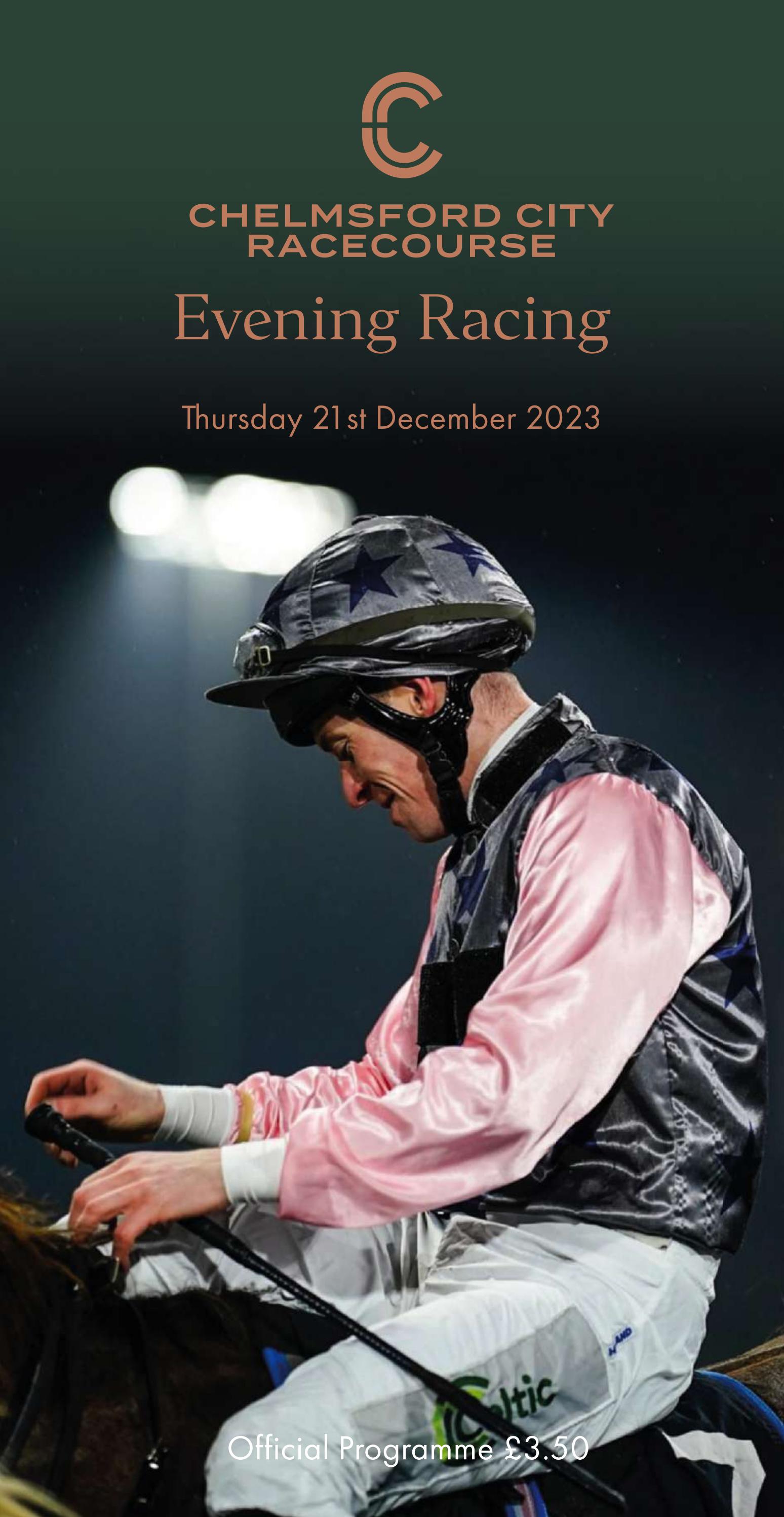 Chelmsford City Racecard - Thursday 21st December by Weatherbys - Issuu
