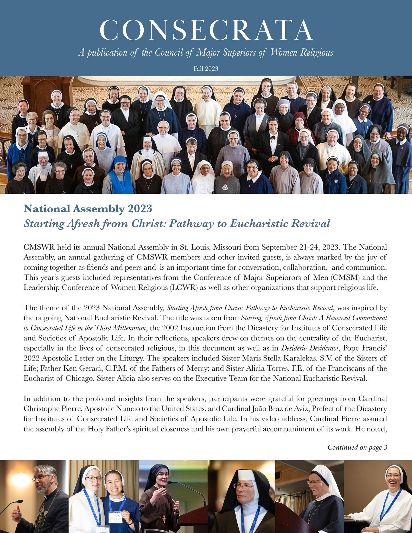 Consecrata Fall 2023 by CMSWR - Issuu