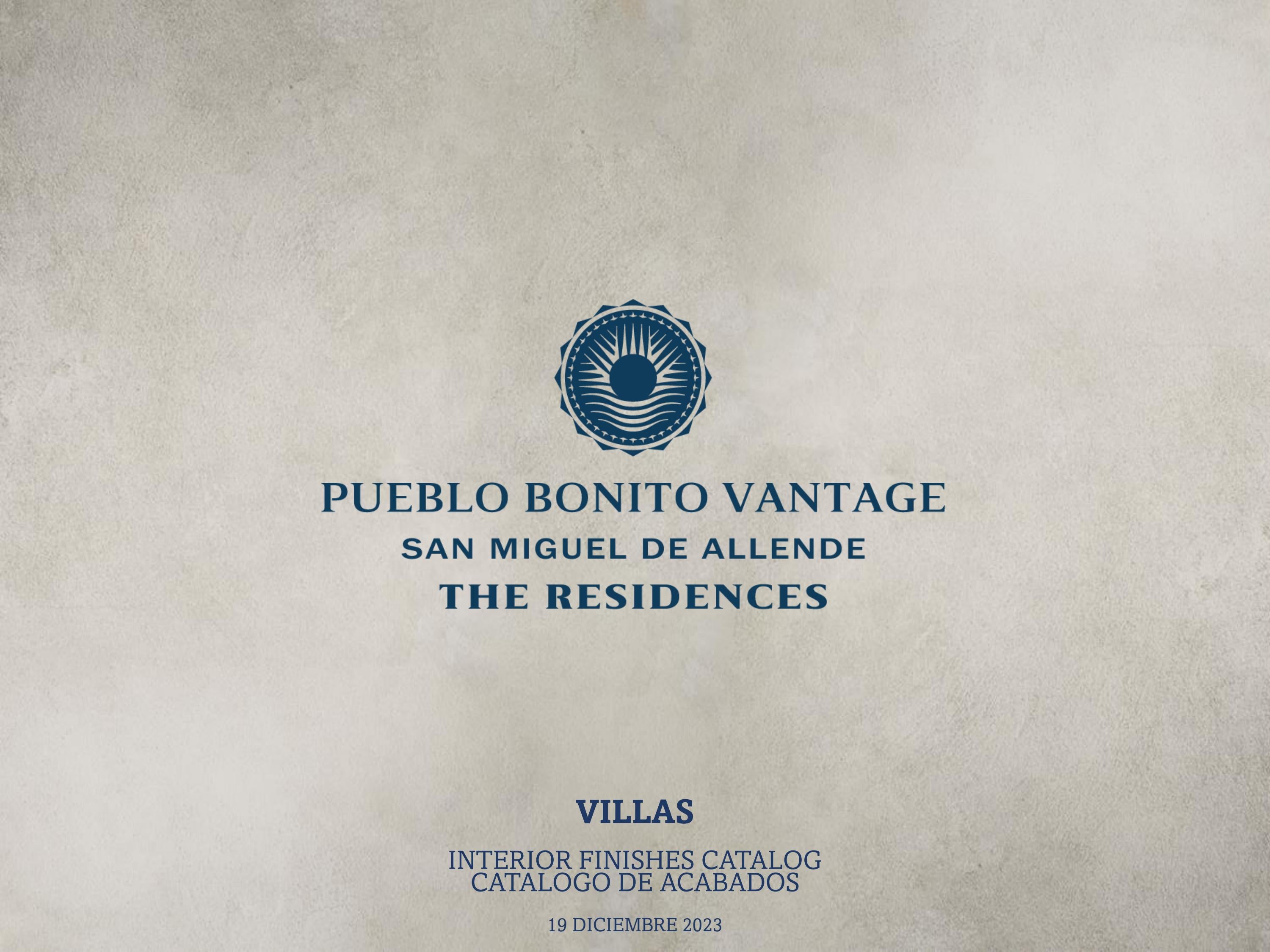 VILLAS I CATÁLOGO DE ACABADOS I VANTAGE RESIDENCES I DEC 2023 by ...