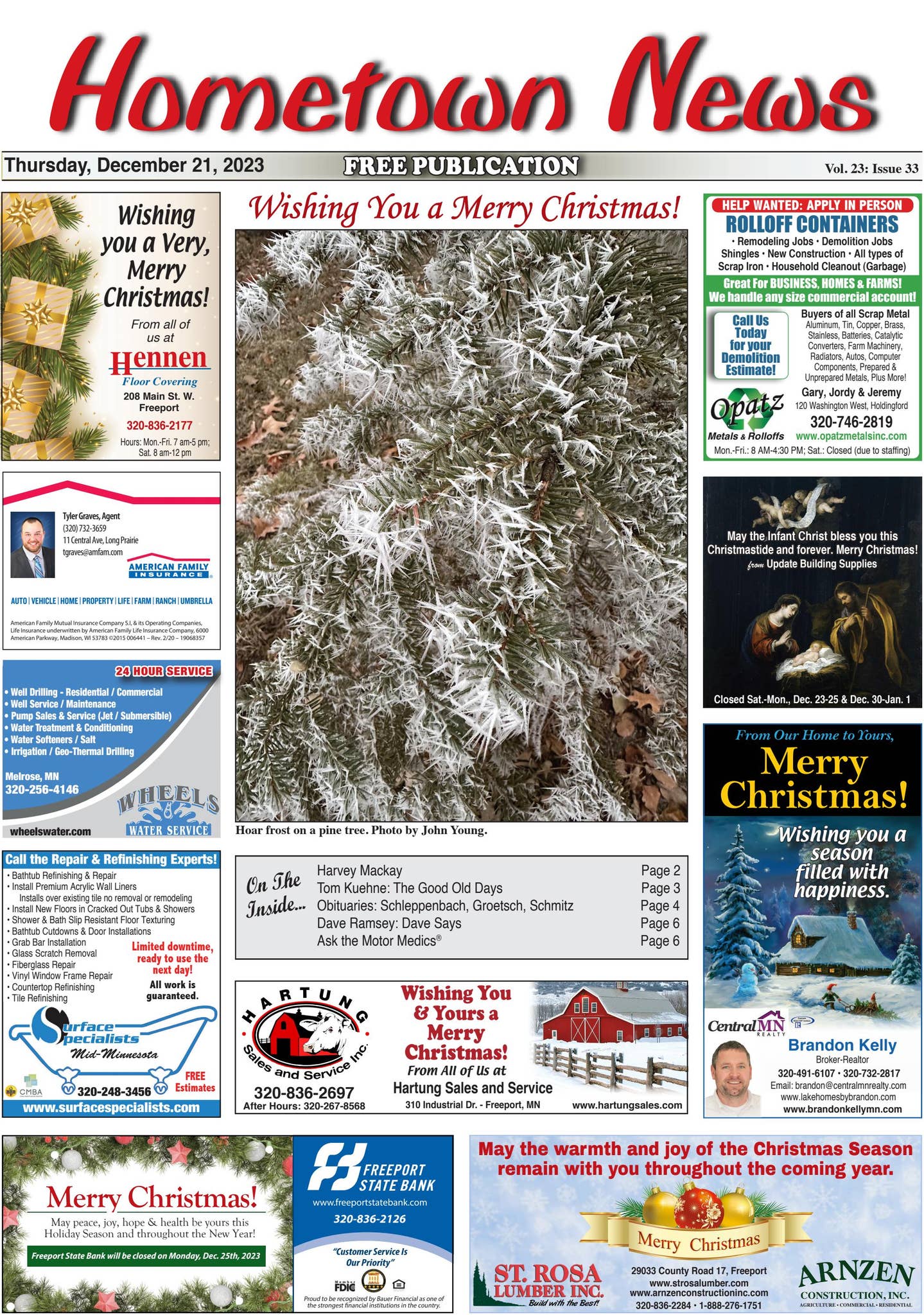 Hometown News December 21, 2023 by Hometown News - Issuu