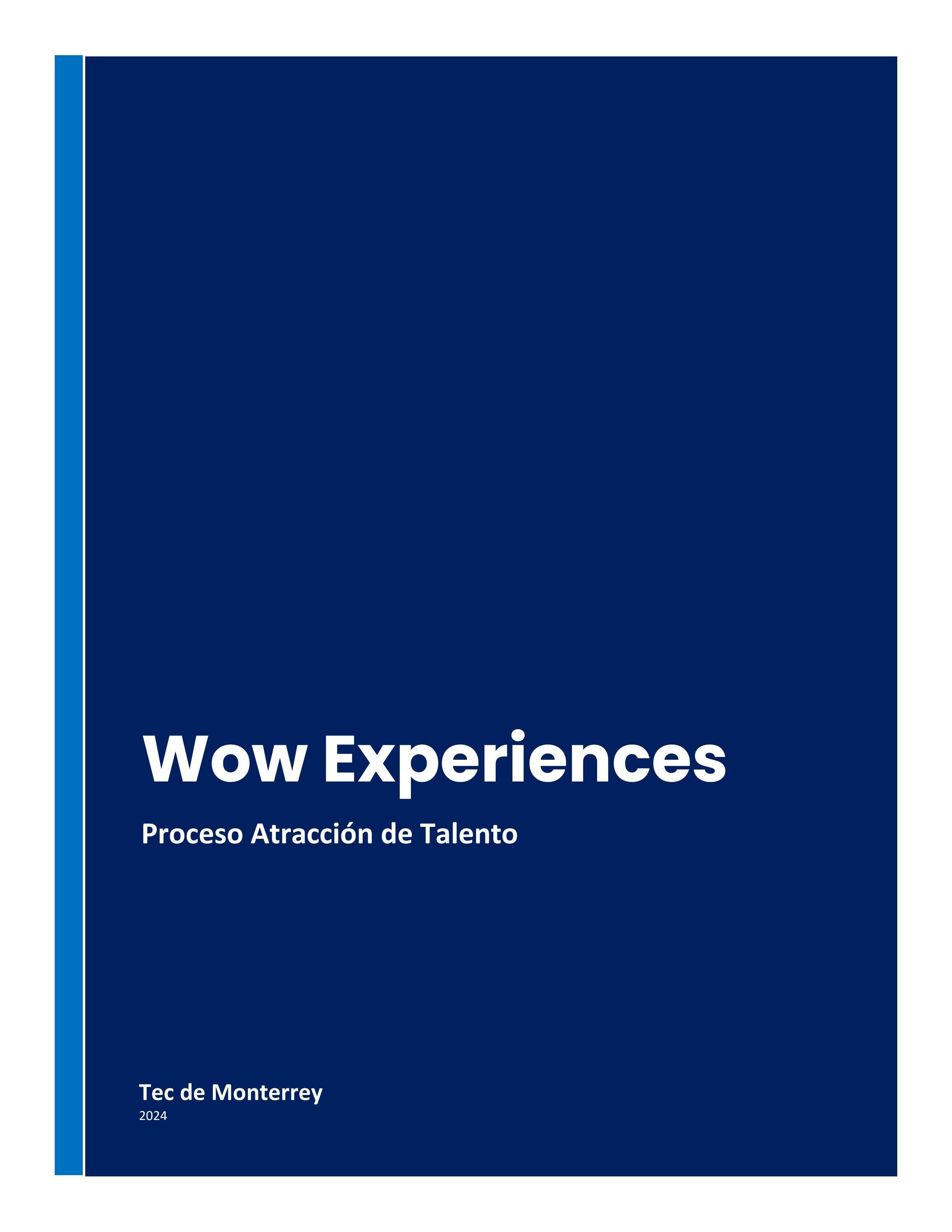 Handbook. Wow Experience by Talento.TecdeMonterrey - Issuu
