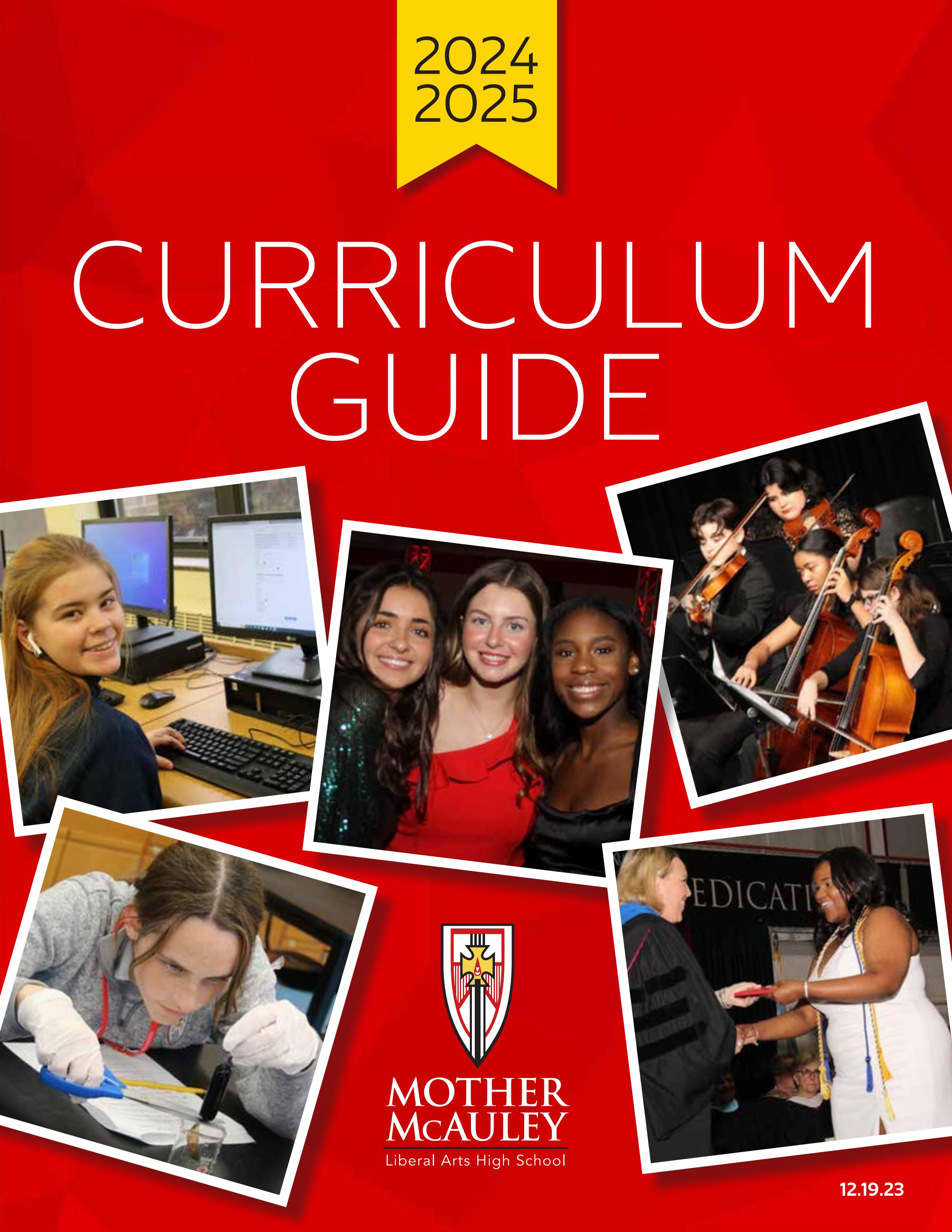 Curriculum Guide 2023-2024 12-20-23 by MotherMcAuley - Issuu