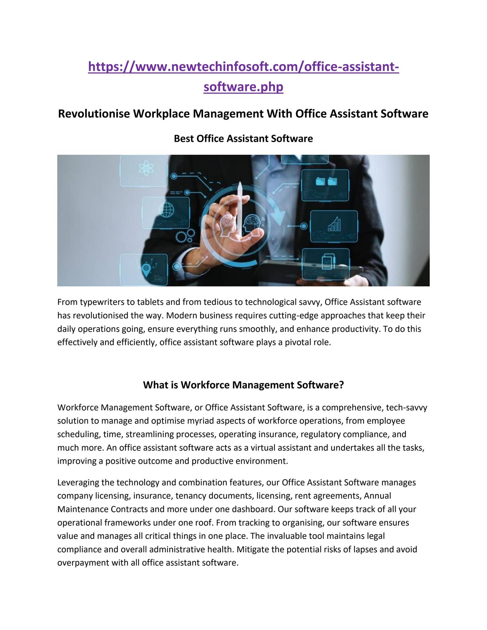 Revolutionise Workplace Management With Office Assistant Software by ...