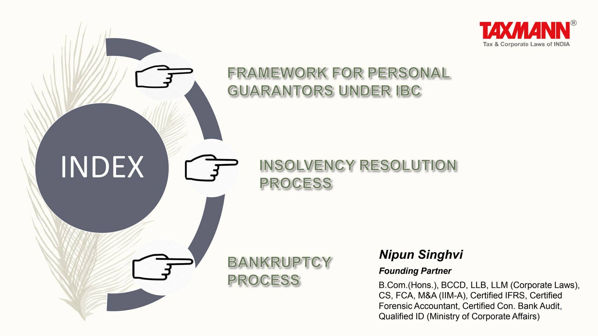 #TaxmannPPT | Personal Guarantee Provisions under IBC | Case Analysis ...