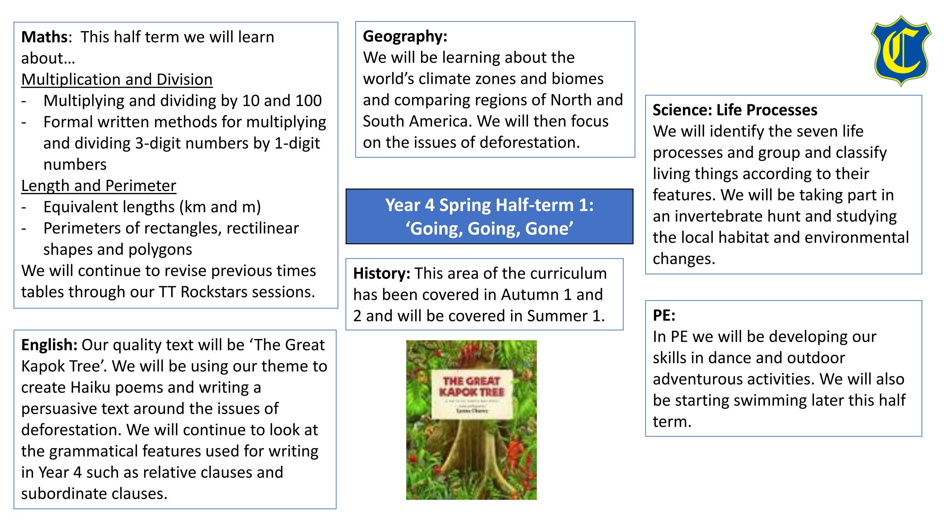 Year 4 curriculum map by Schudio - Issuu