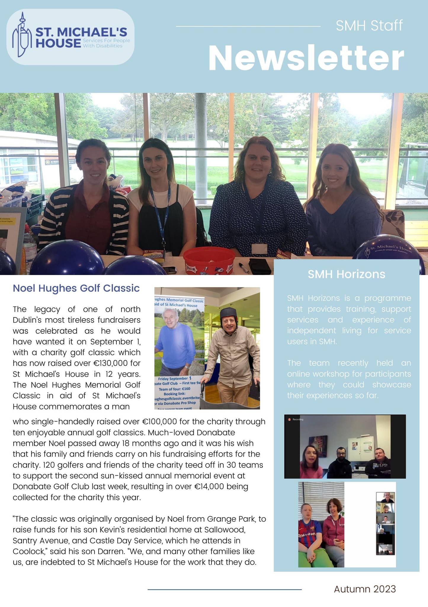 SMH Staff Newsletter Autumn 2023 by StMichaelsHouse - Issuu