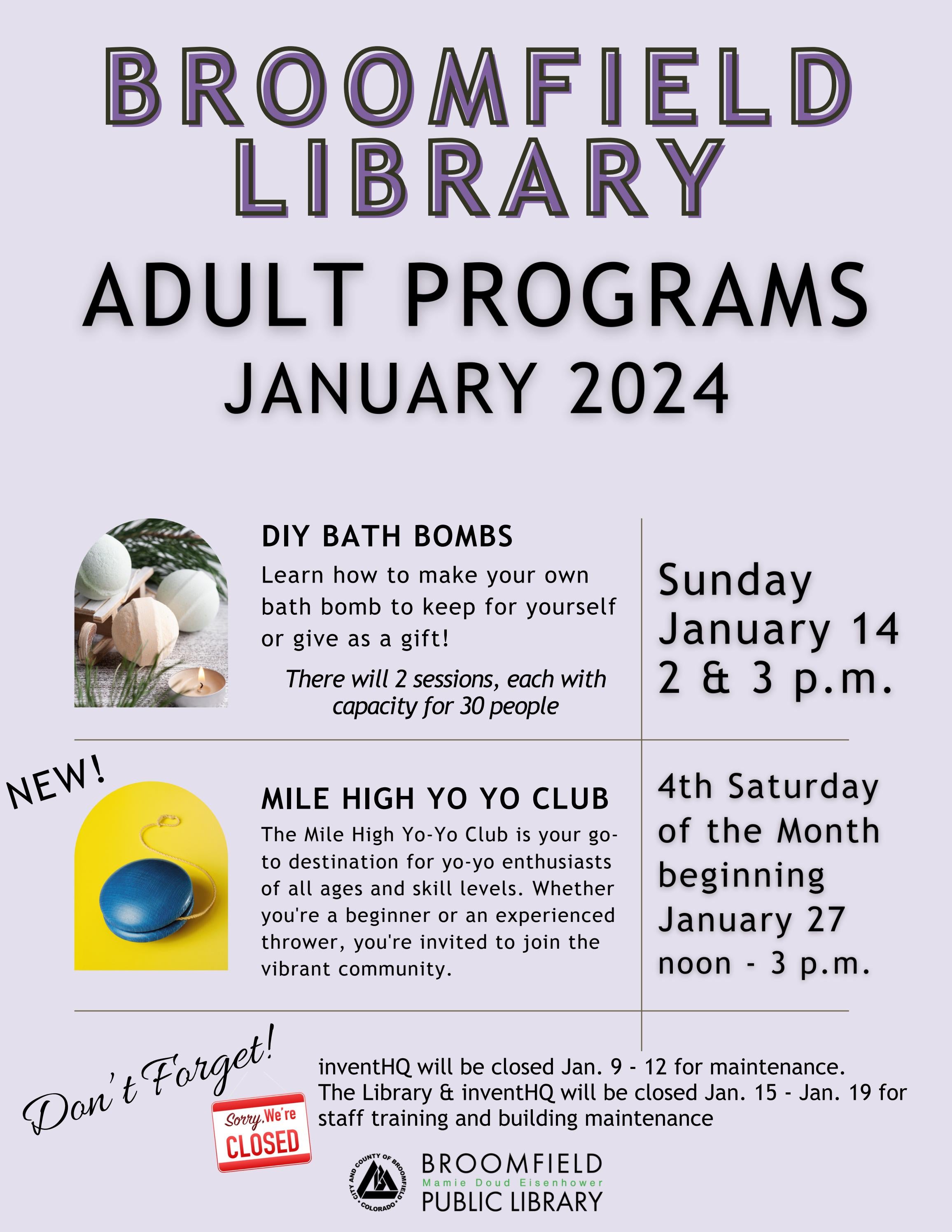 Broomfield Library Adult Newsletter - January 2024 by City and County ...