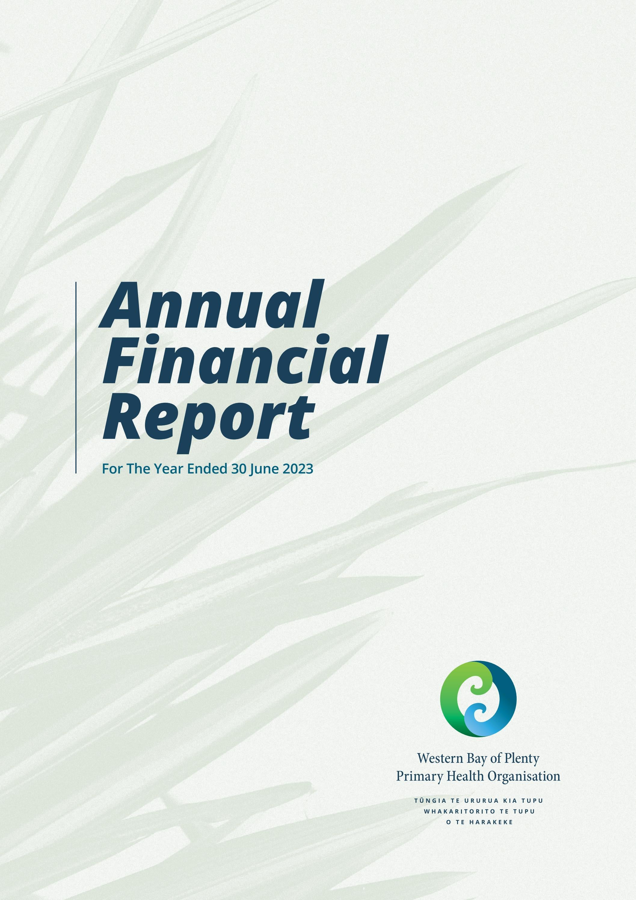 WBOP PHO Annual Report Financials 2023 by WBOP PHO - Issuu