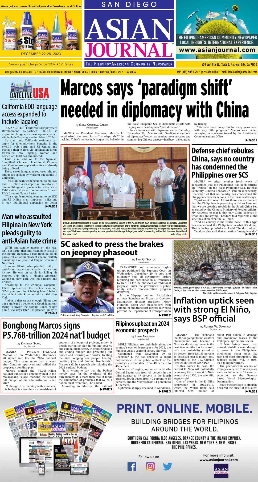 122223- San Diego Edition by Asian Journal Community Newspapers - Issuu