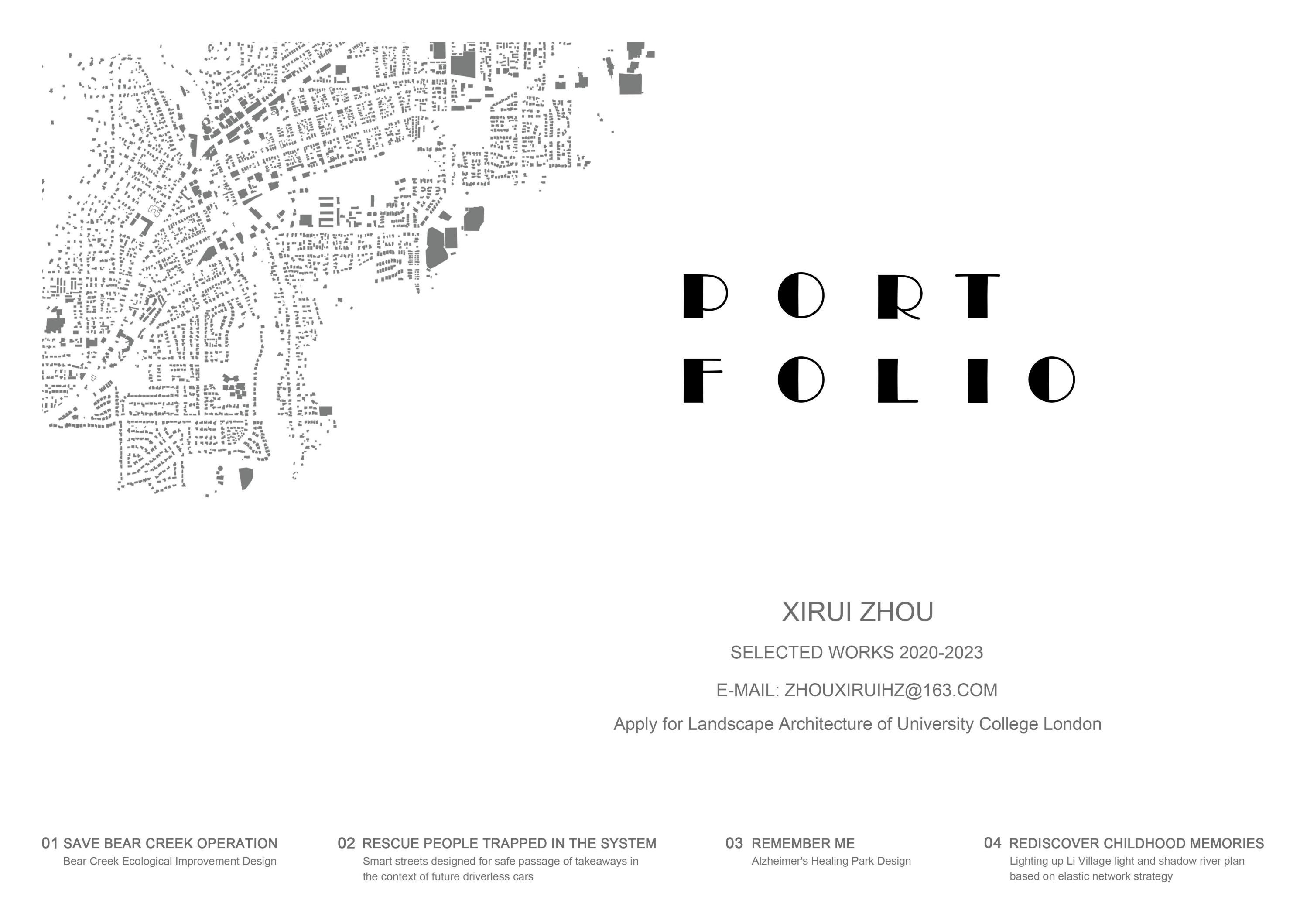 Portfolio for UCL MA Landscape Architecture Xirui Zhou by Xirui Zhou ...