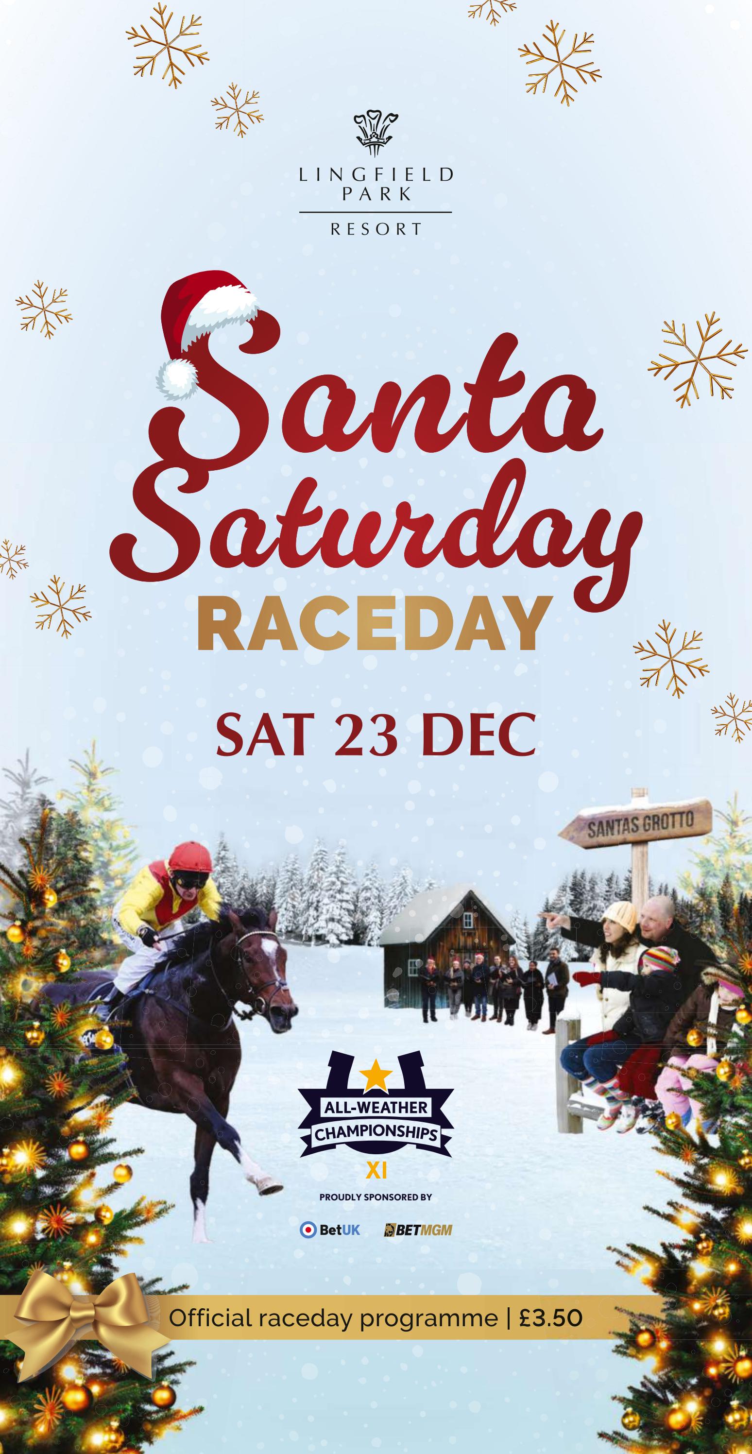 Lingfield Park Racecard - Saturday 23rd December by Arena Racing ...