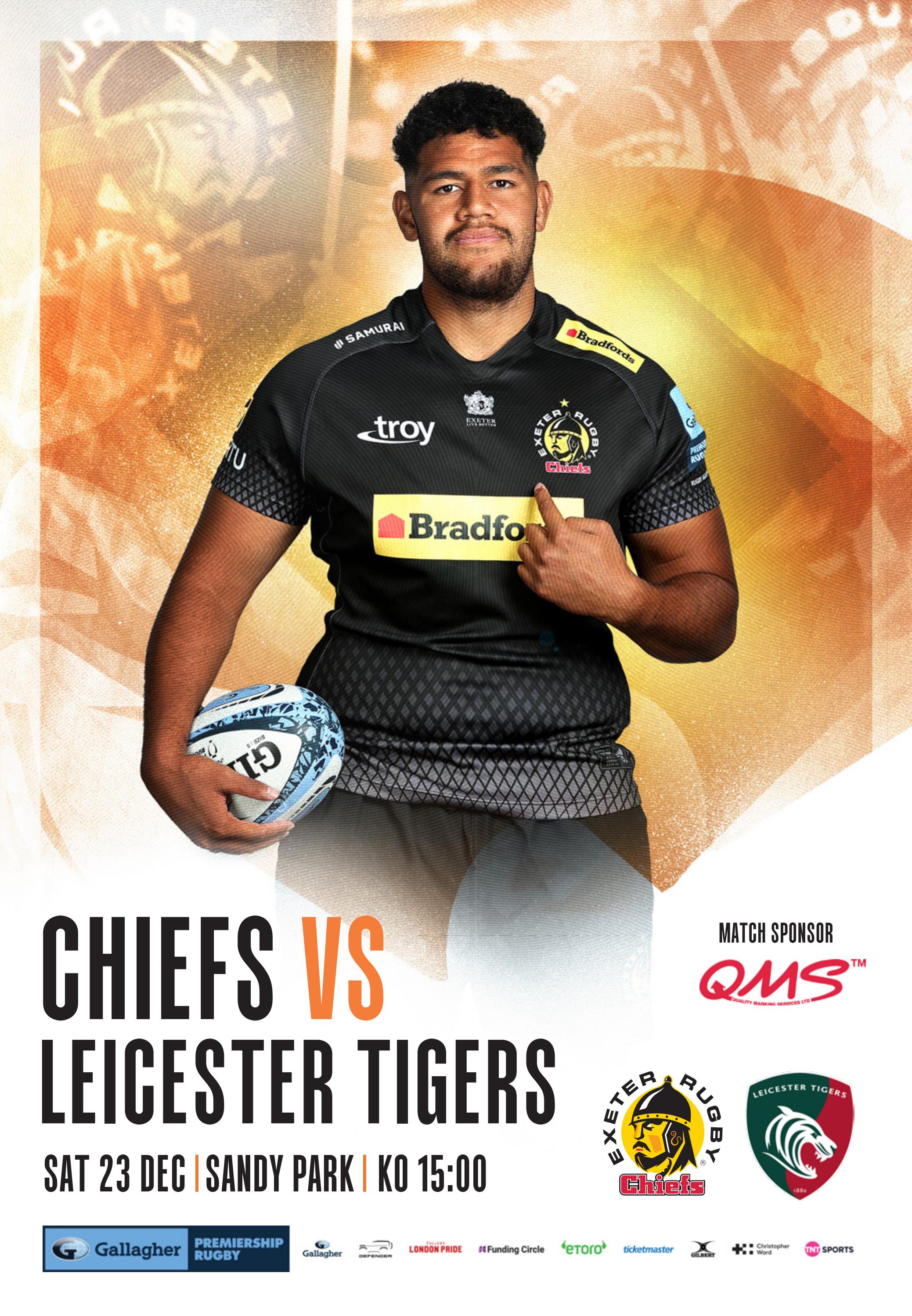 Leicester Tigers: Match Day Programme by Exeterchiefs - Issuu