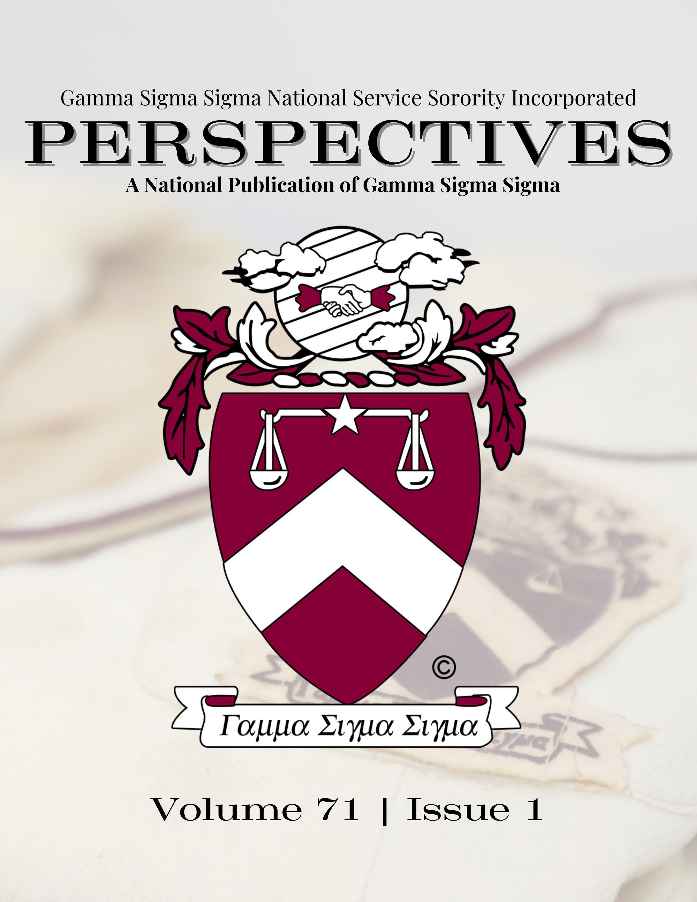 Perspectives December 2023: Volume 71 | Issue 1 by Gamma Sigma Sigma ...
