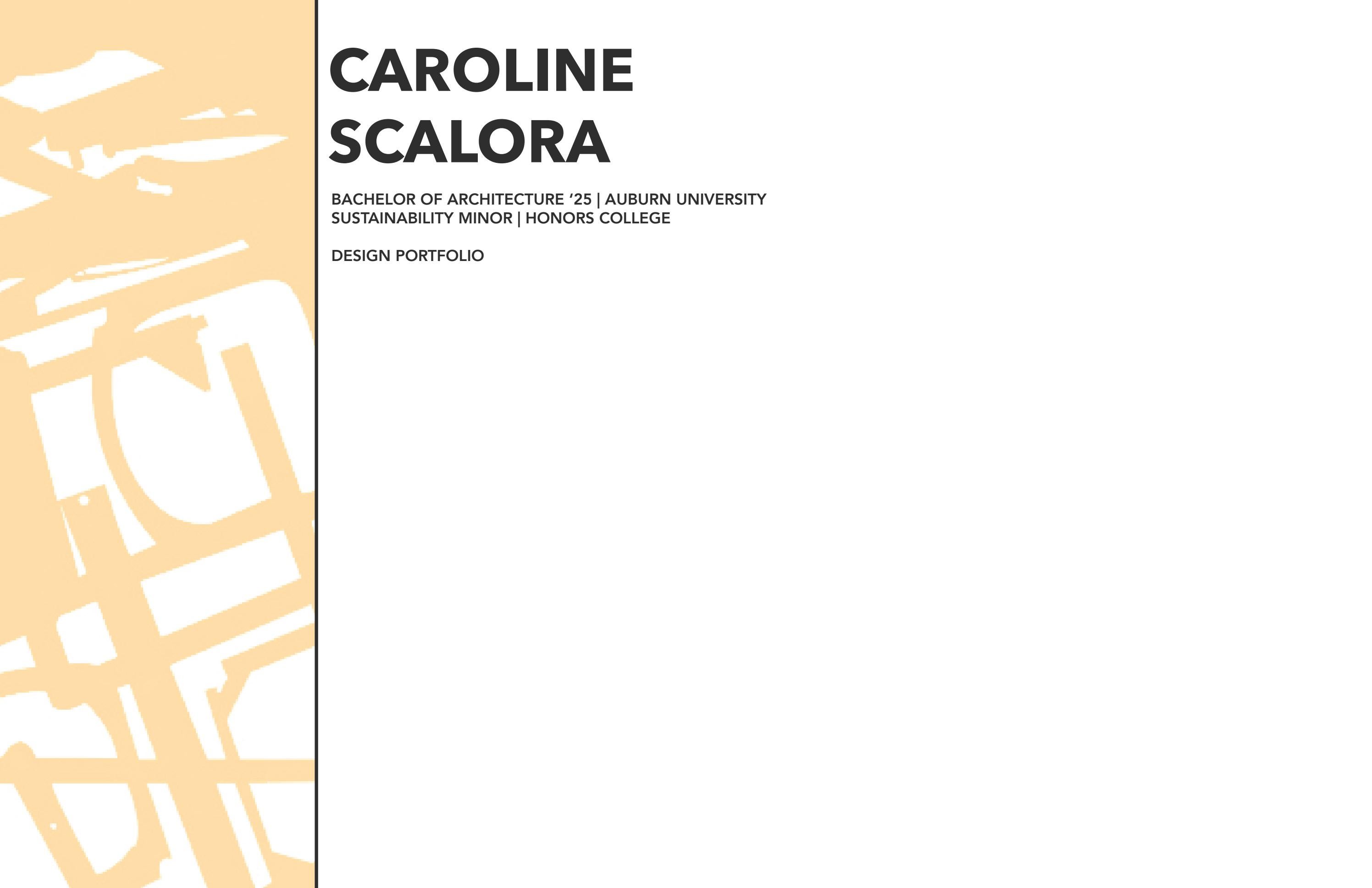 Caroline Scalora Design Portfolio by Caroline Scalora - Issuu
