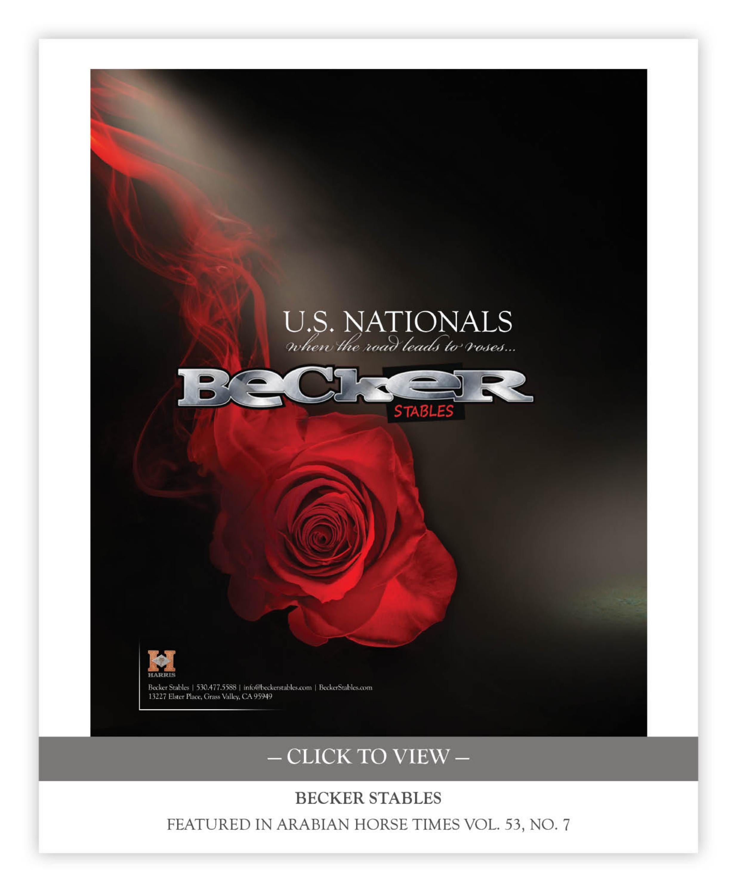 AHT Vol. 53, No. 7 - Becker Stables by Arabian Horse Times - Issuu