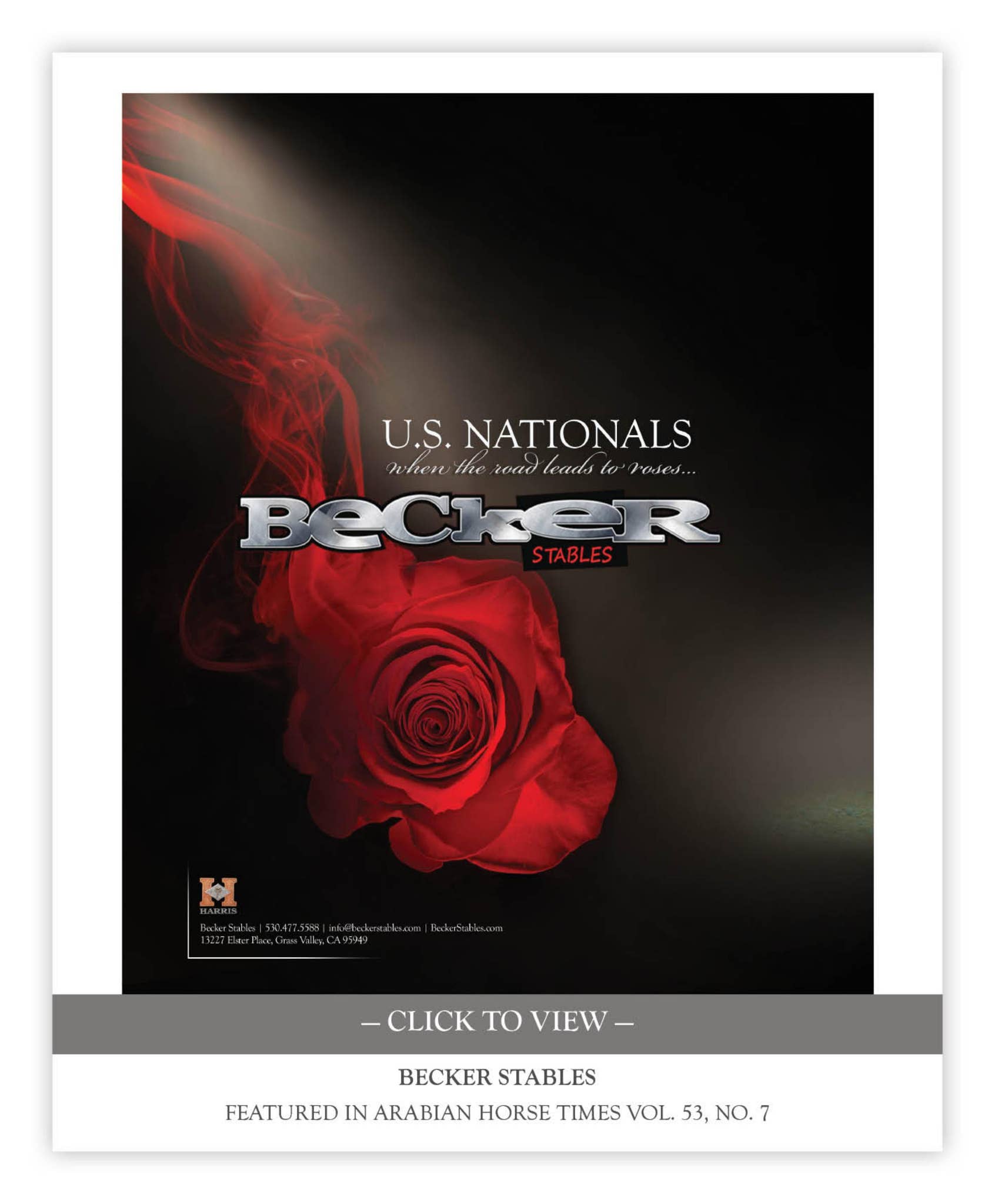 AHT Vol. 53, No. 7 - Becker Stables by Arabian Horse Times - Issuu
