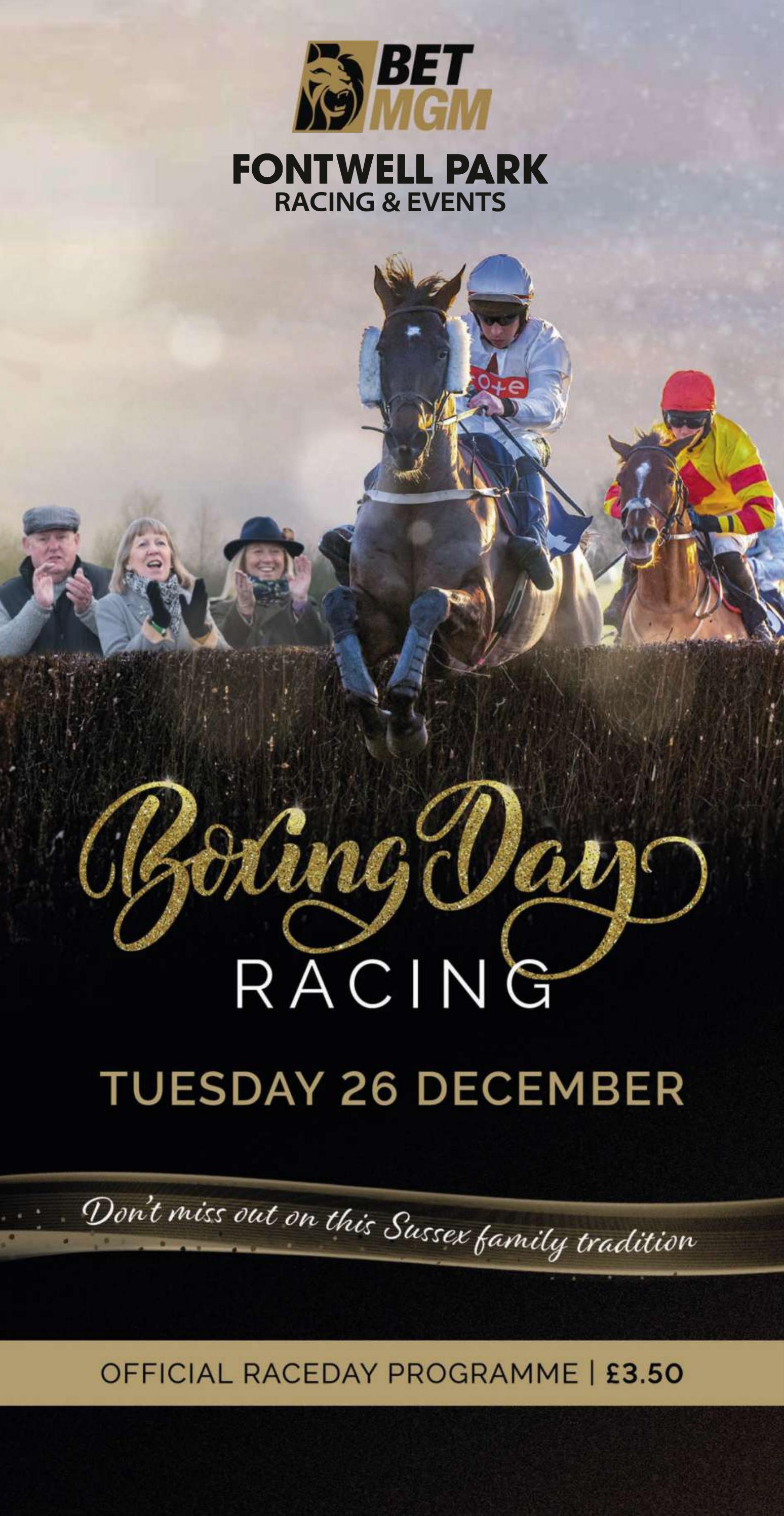 Fontwell Park - Tuesday 26th December by Arena Racing Company - Issuu