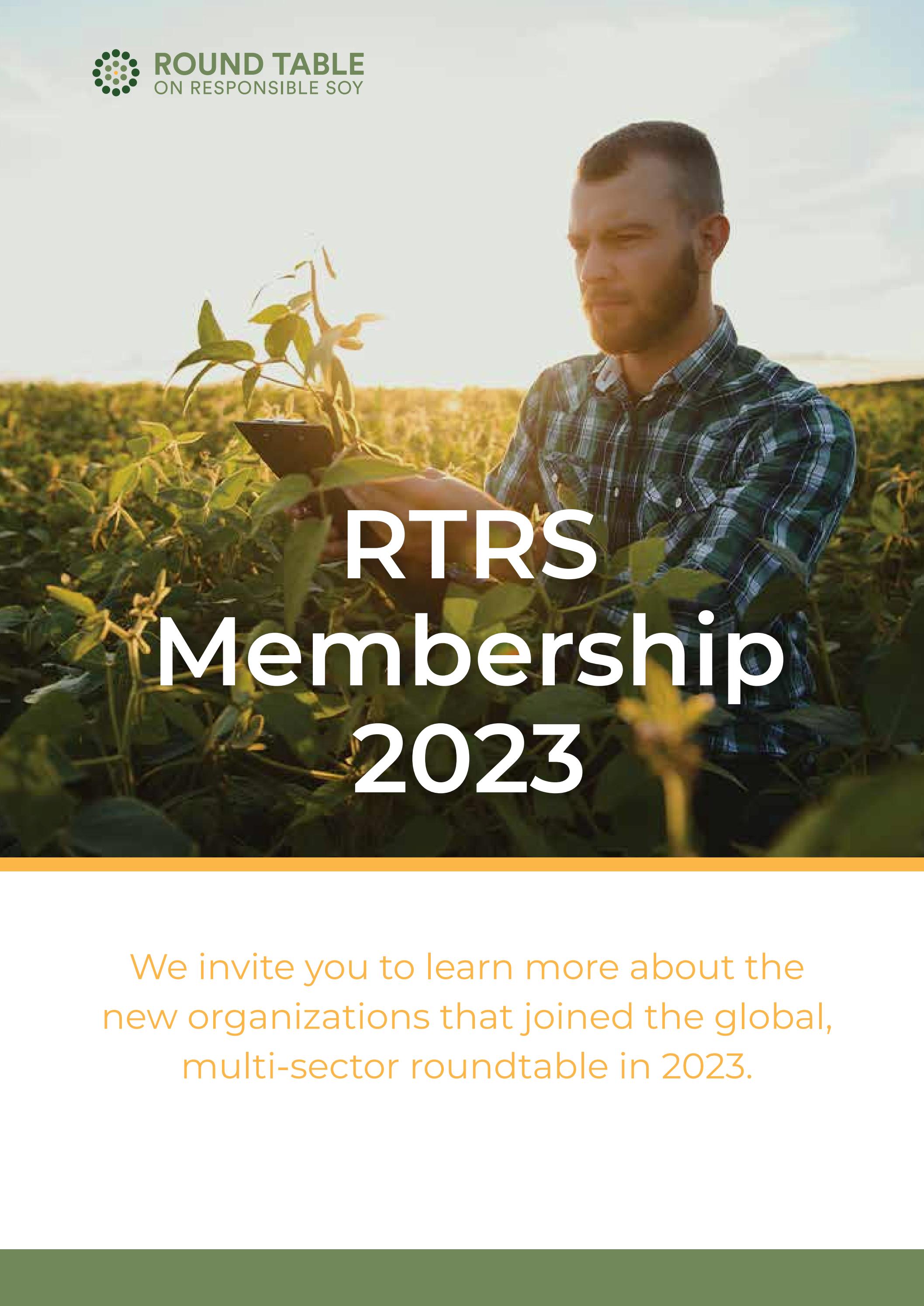 RTRS membership 2023 by Round Table on Responsible Soy Association ...